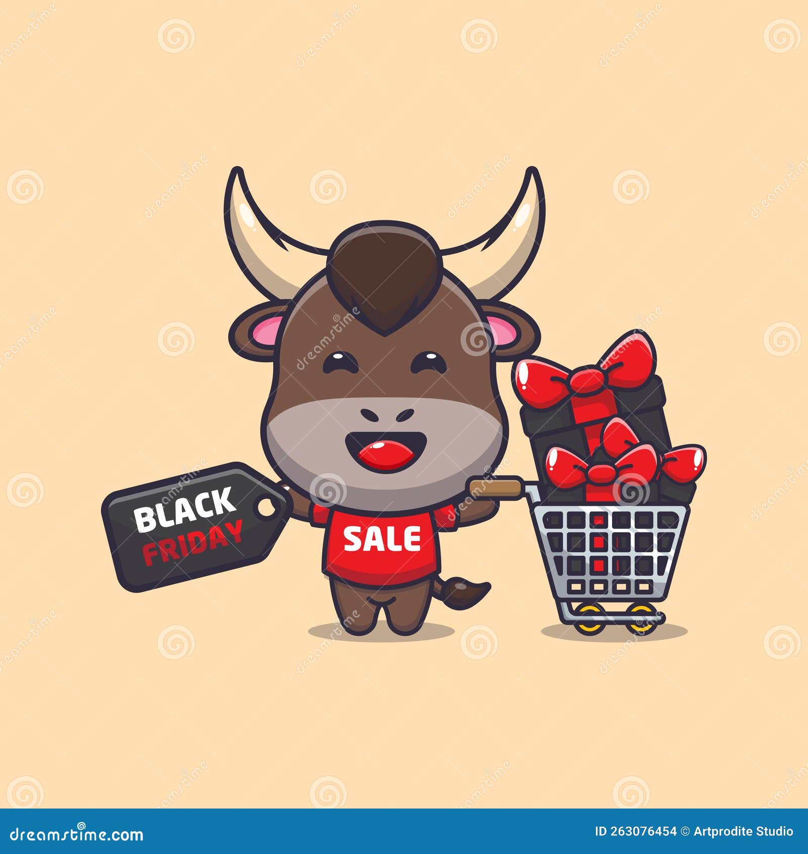 Bull Cart With Farmer Vector. Kharata Vector | CartoonDealer.com #236663518