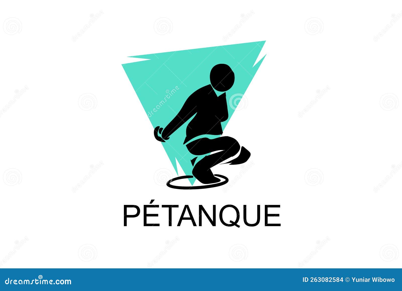 Petanque Sport Vector Line Icon. Practice Petanque Stance Stock Vector - Illustration of ball ...