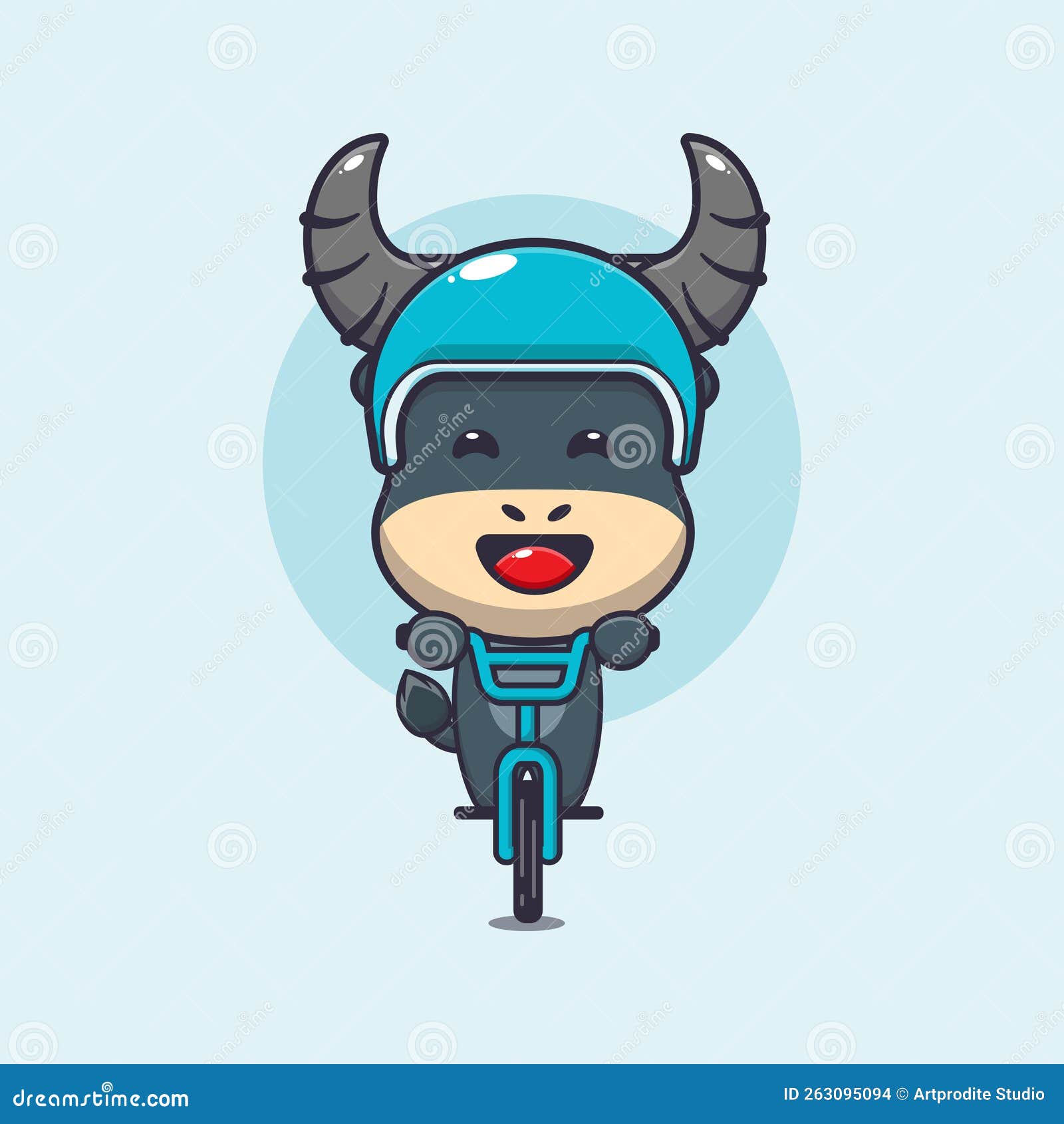 Race Buffalo Asian Traditional Attraction, Man Riding Two Buffalo In ...