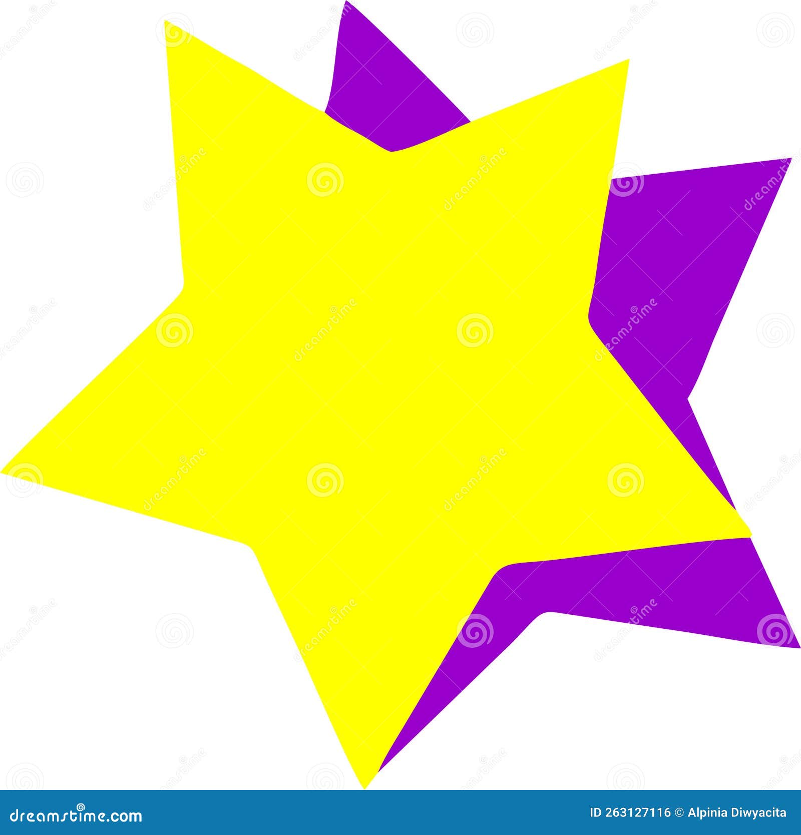 A simple double stars icon stock vector. Illustration of graphic ...