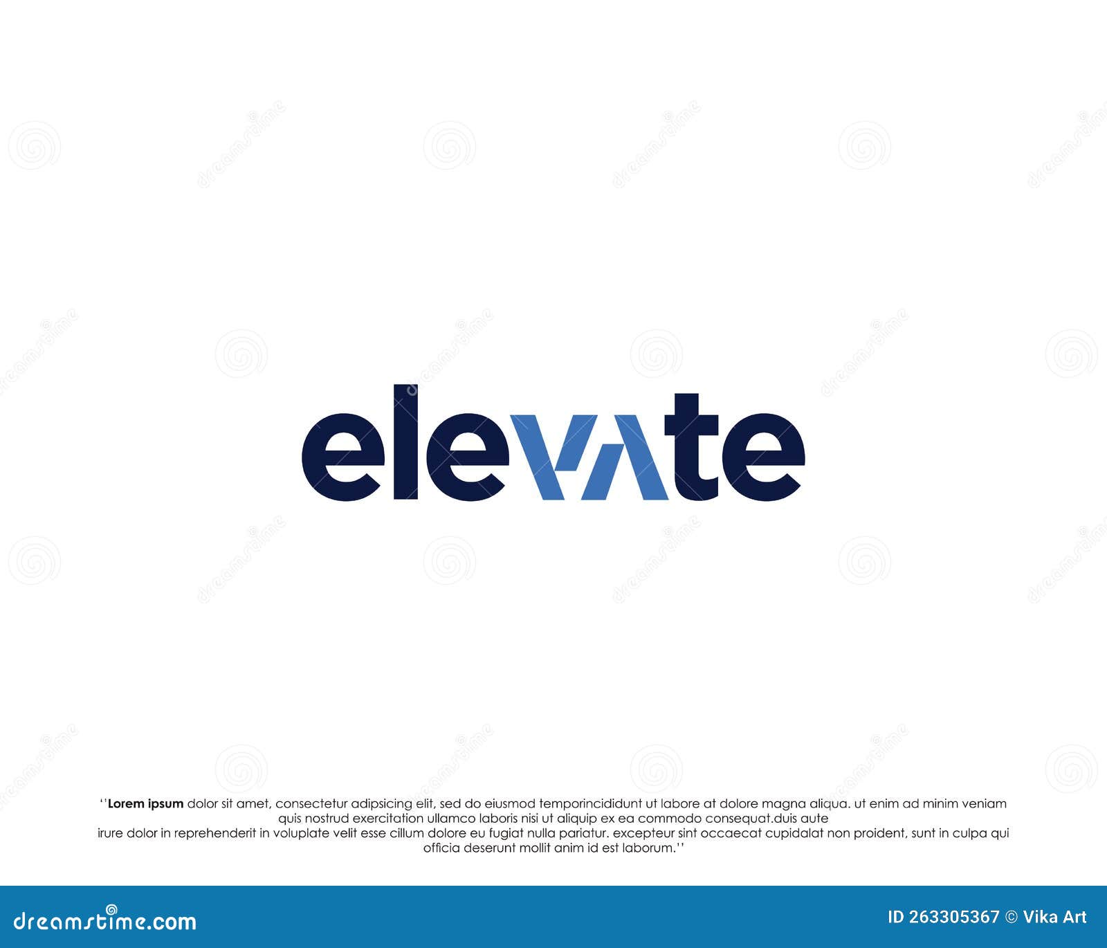 ELEVATE Modern Logo Vector TYPOGRAPHY for Download Stock Vector ...