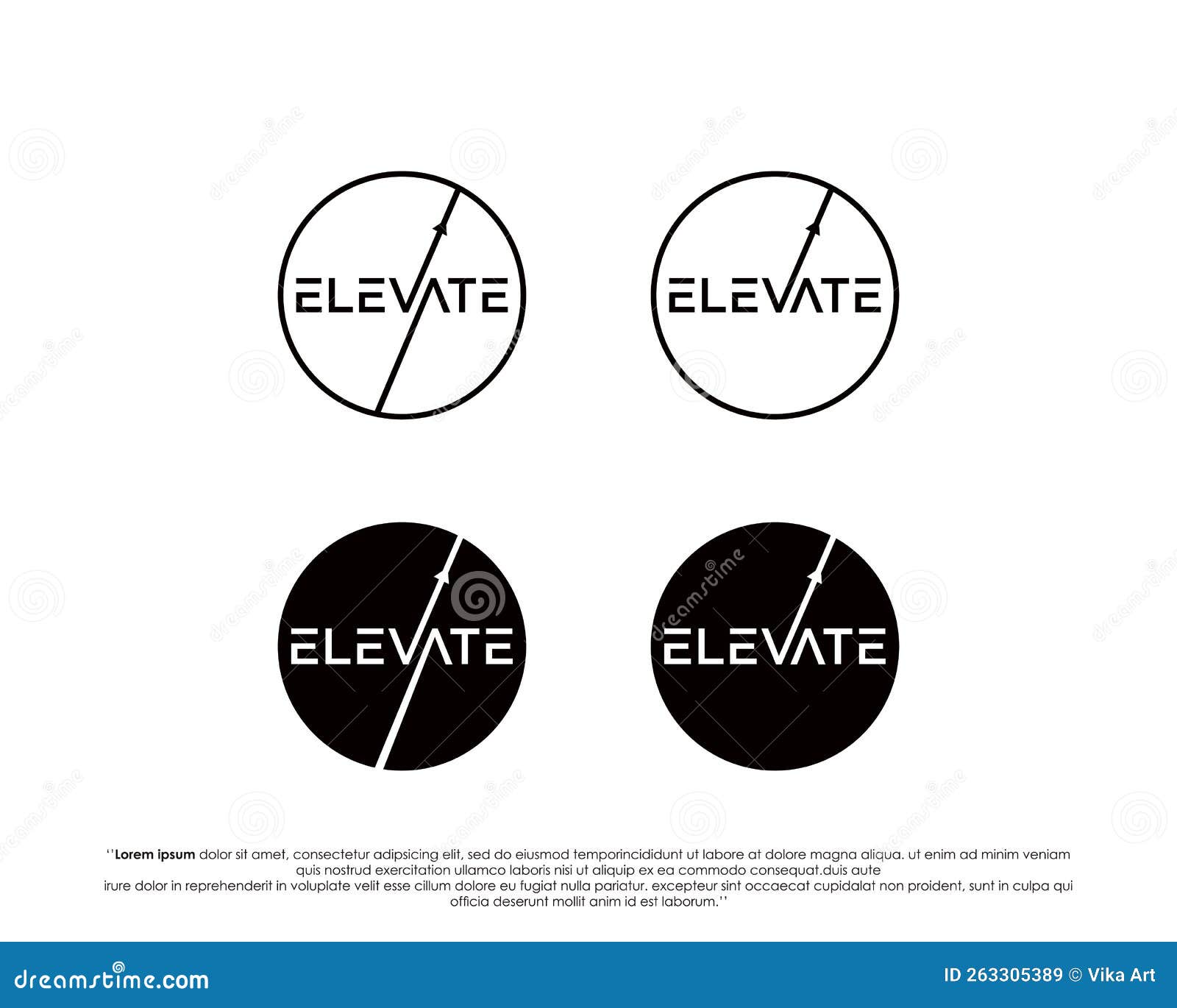 Abstract Elevate Logo. Geometric Shapes Stairs Symbol Isolated On White ...