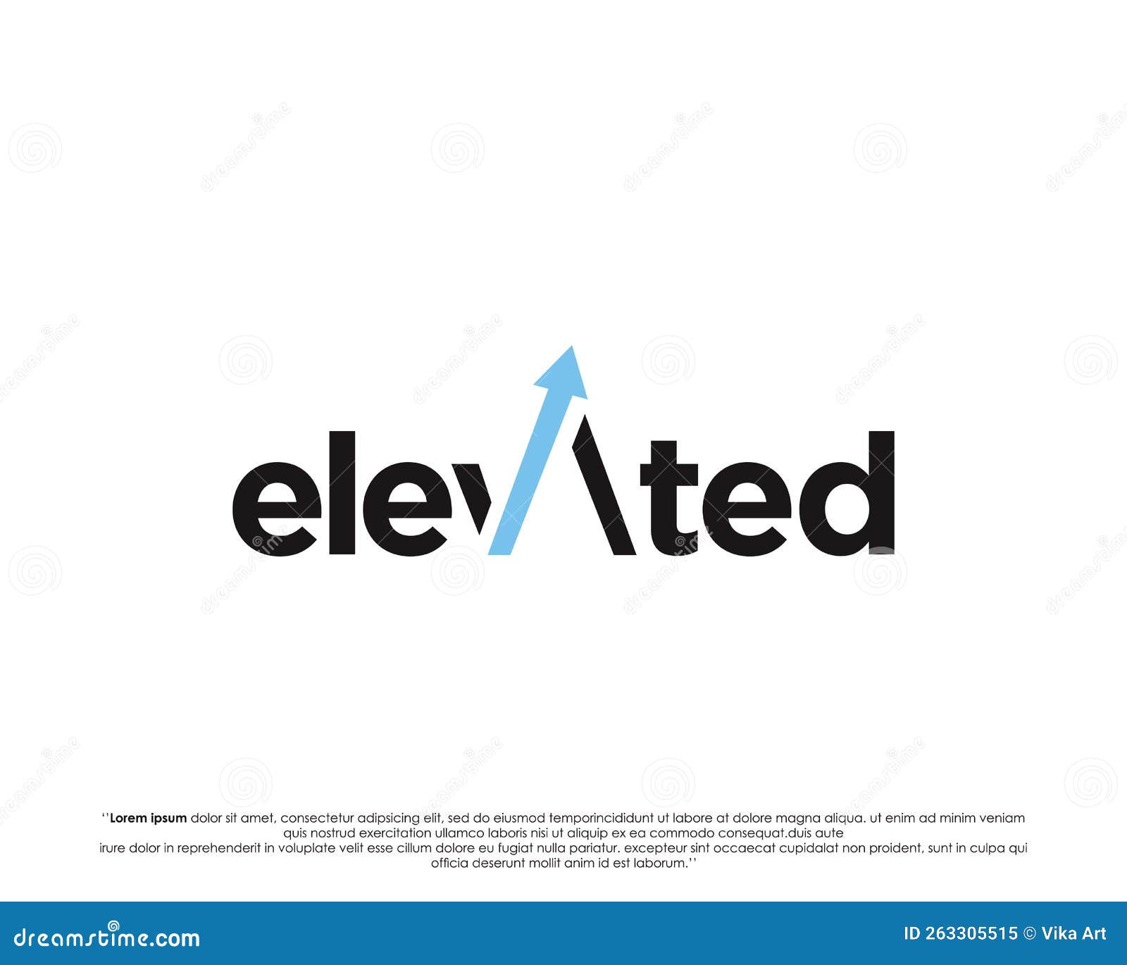 Abstract Elevate Logo. Geometric Shapes Stairs Symbol Isolated On White ...