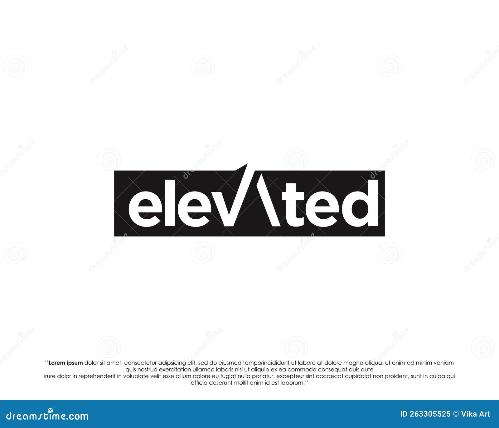ELEVATE Modern Logo Vector TYPOGRAPHY for Download Stock Vector ...