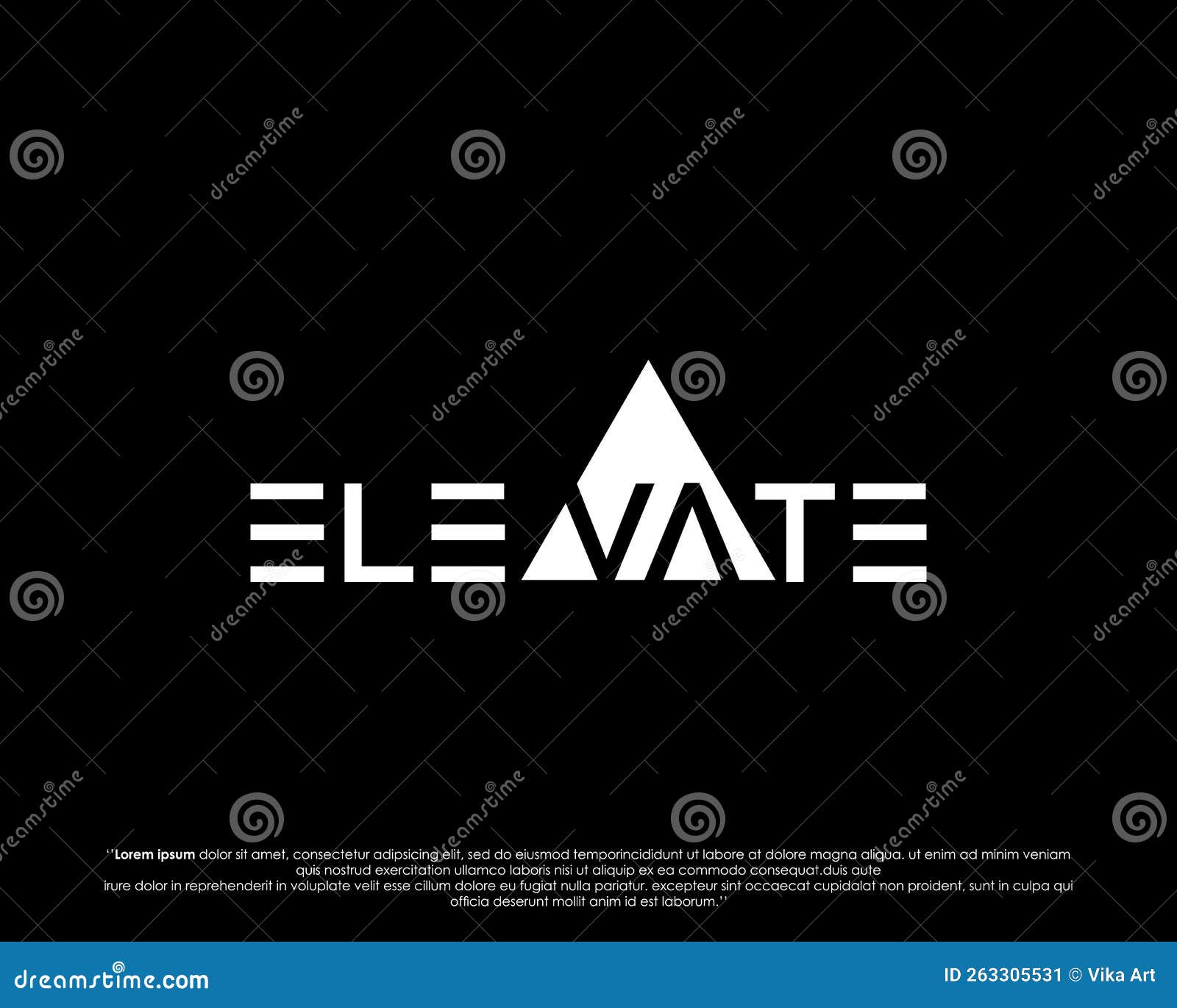 ELEVATE Modern Logo Vector TYPOGRAPHY for Download Stock Vector ...