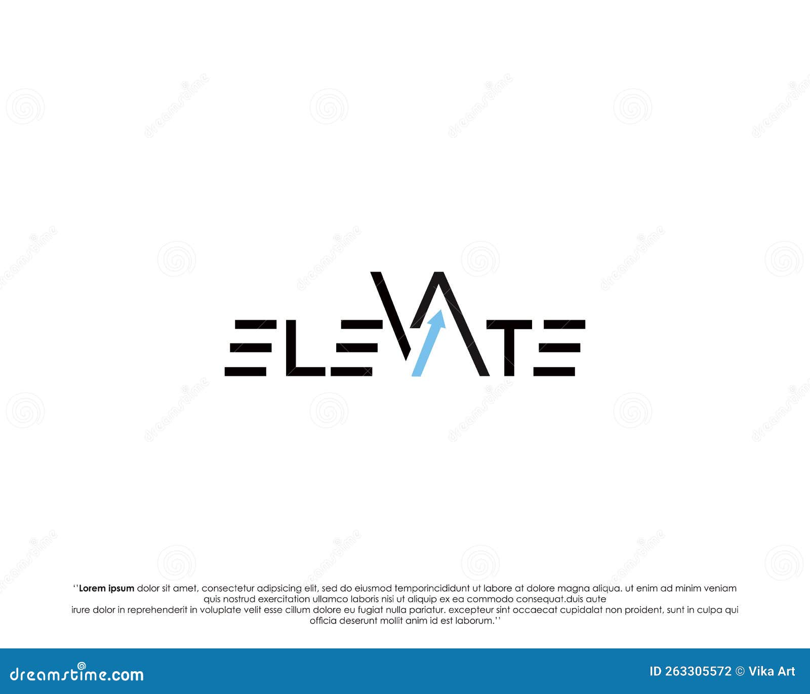 ELEVATE Modern Logo Vector TYPOGRAPHY for Download Stock Vector ...