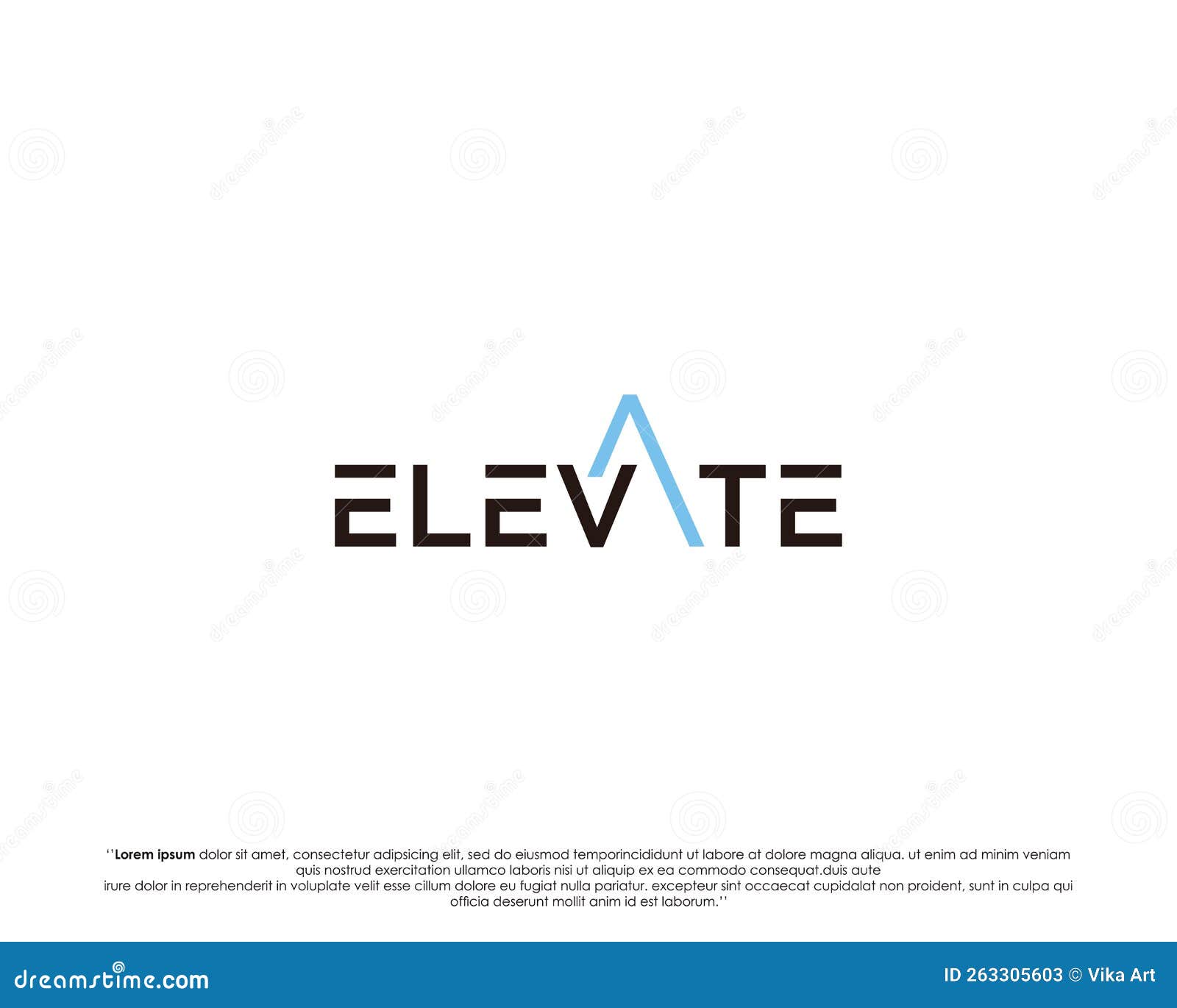 Abstract Elevate Logo. Geometric Shapes Stairs Symbol Isolated on White ...