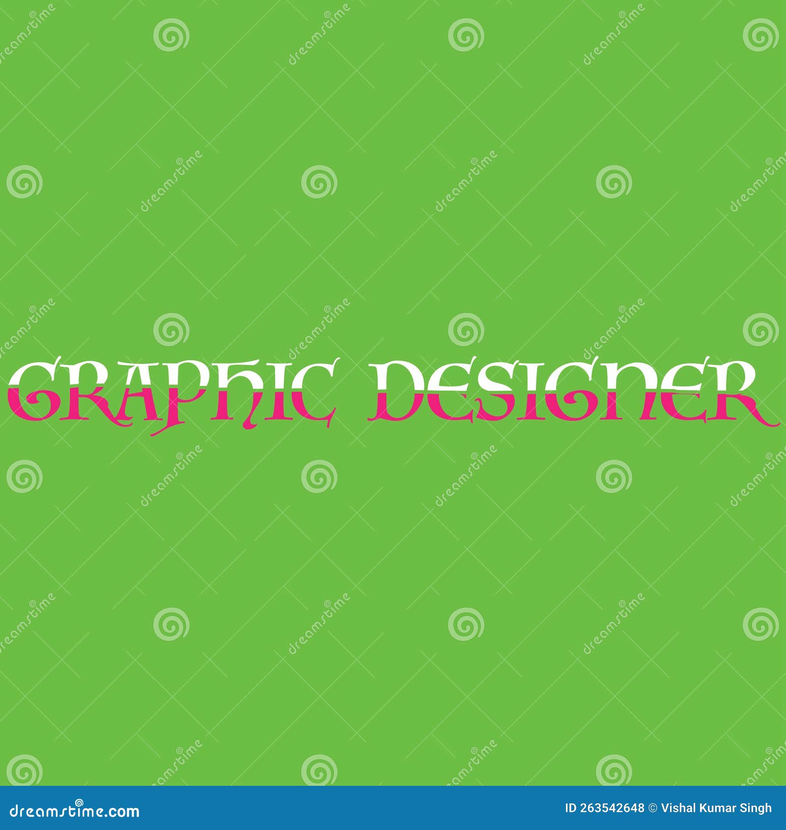 Graphic Designer Letters Vector Logo Design Stock Vector - Illustration ...