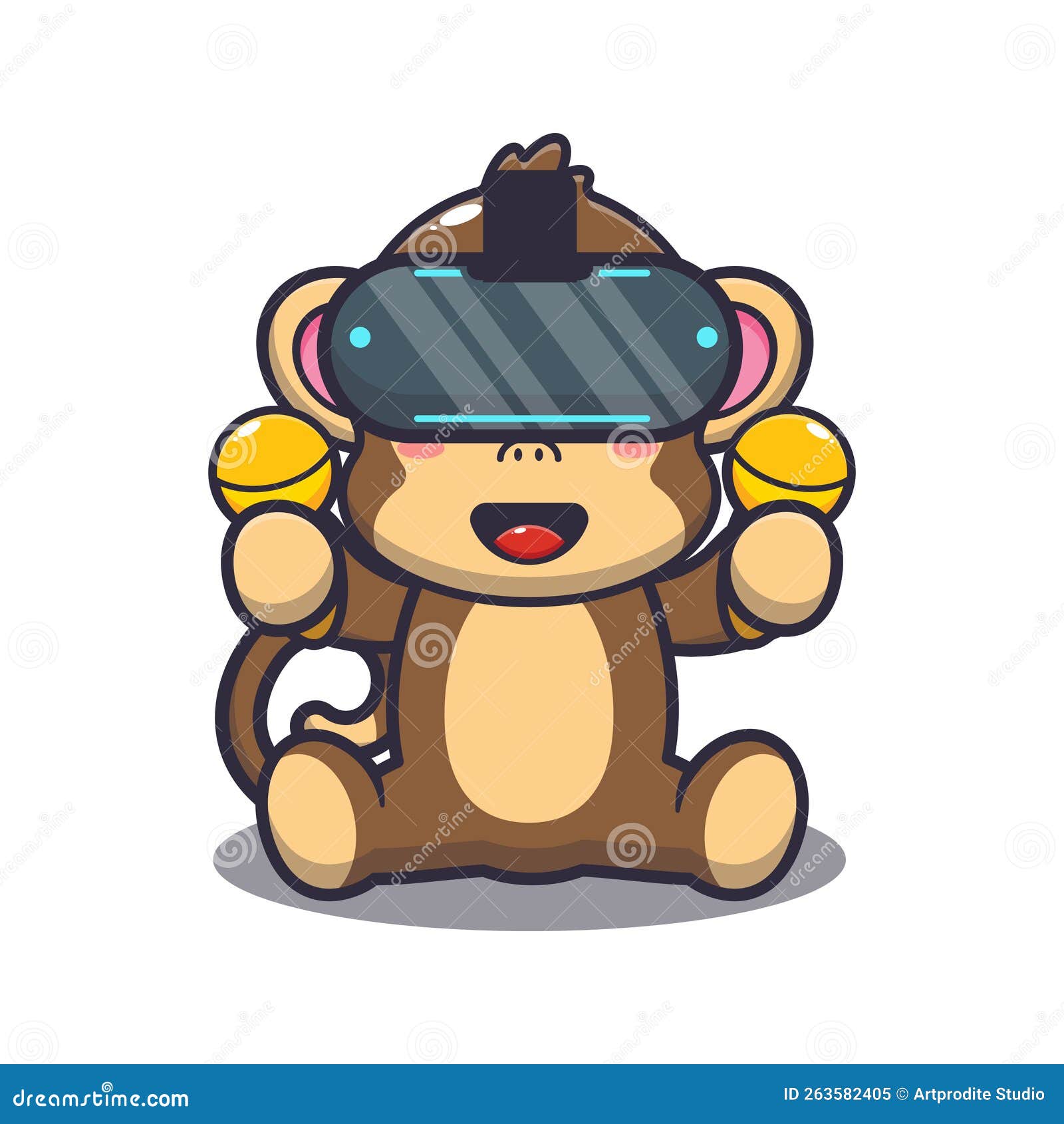 Monkey With Console, Esports Mascot Designs, Gaming Logo Template ...