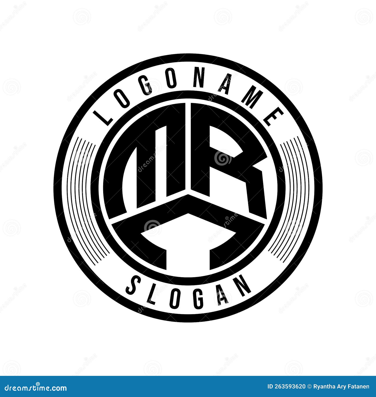 MRC Letter Logo Design on White Background Stock Vector - Illustration ...