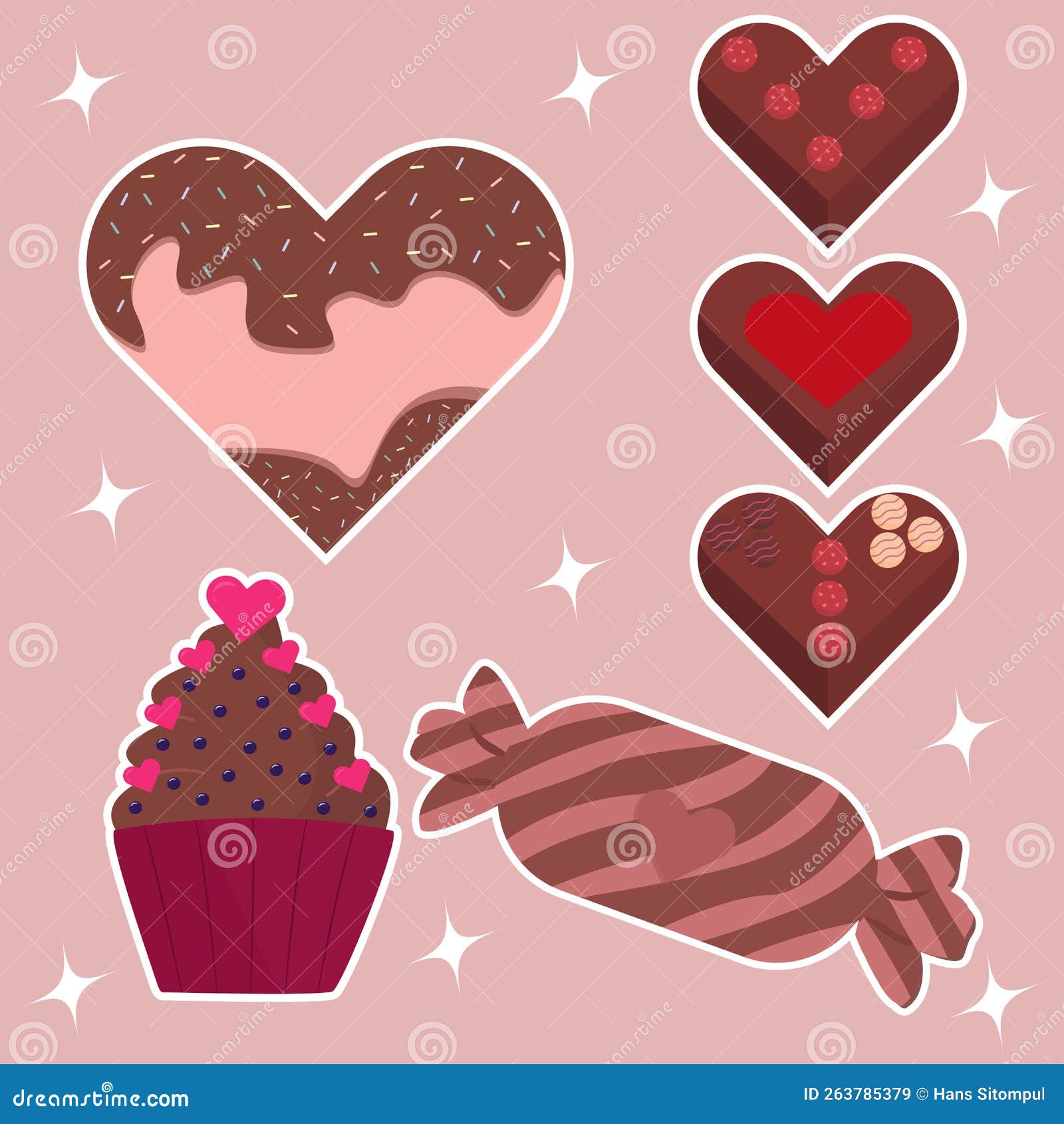 Template Symbol Valenti Day Backgroundnk. 01 Stock Illustration ...