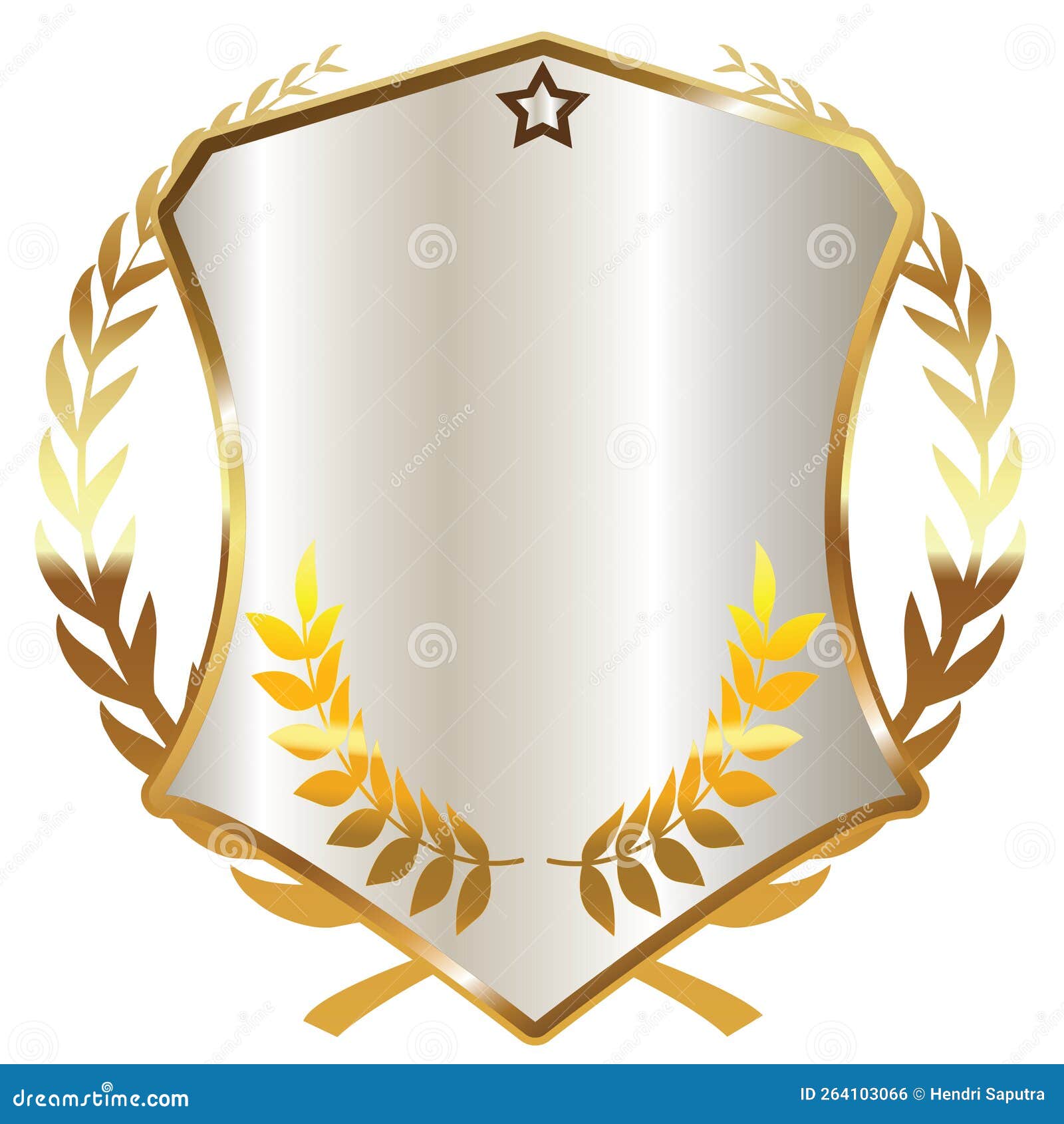 Shiny Metal Shield Vector Set Isolated. Stock Vector - Illustration of ...