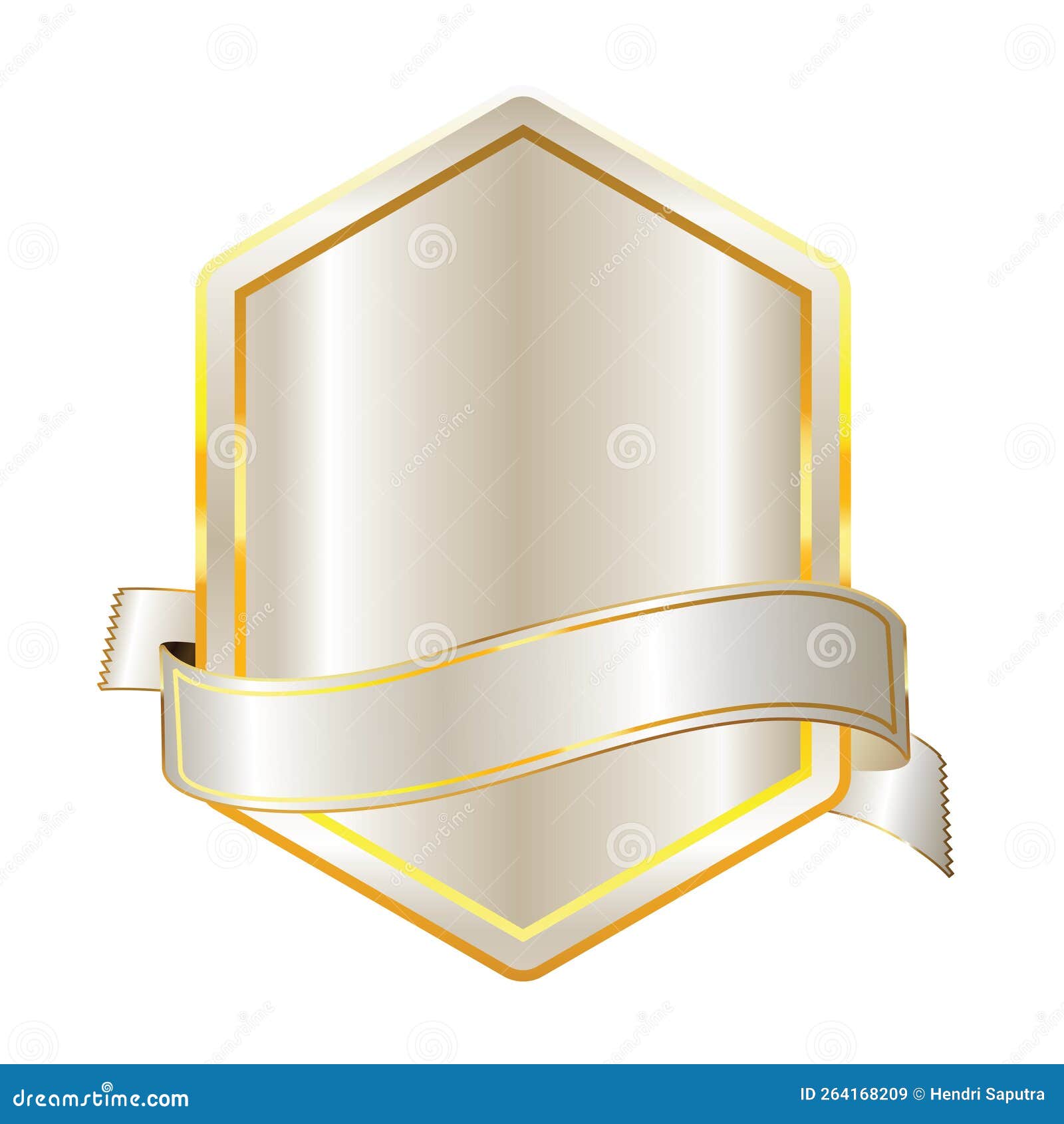 Shiny Metal Shield Vector Set Isolated. Stock Vector - Illustration of ...