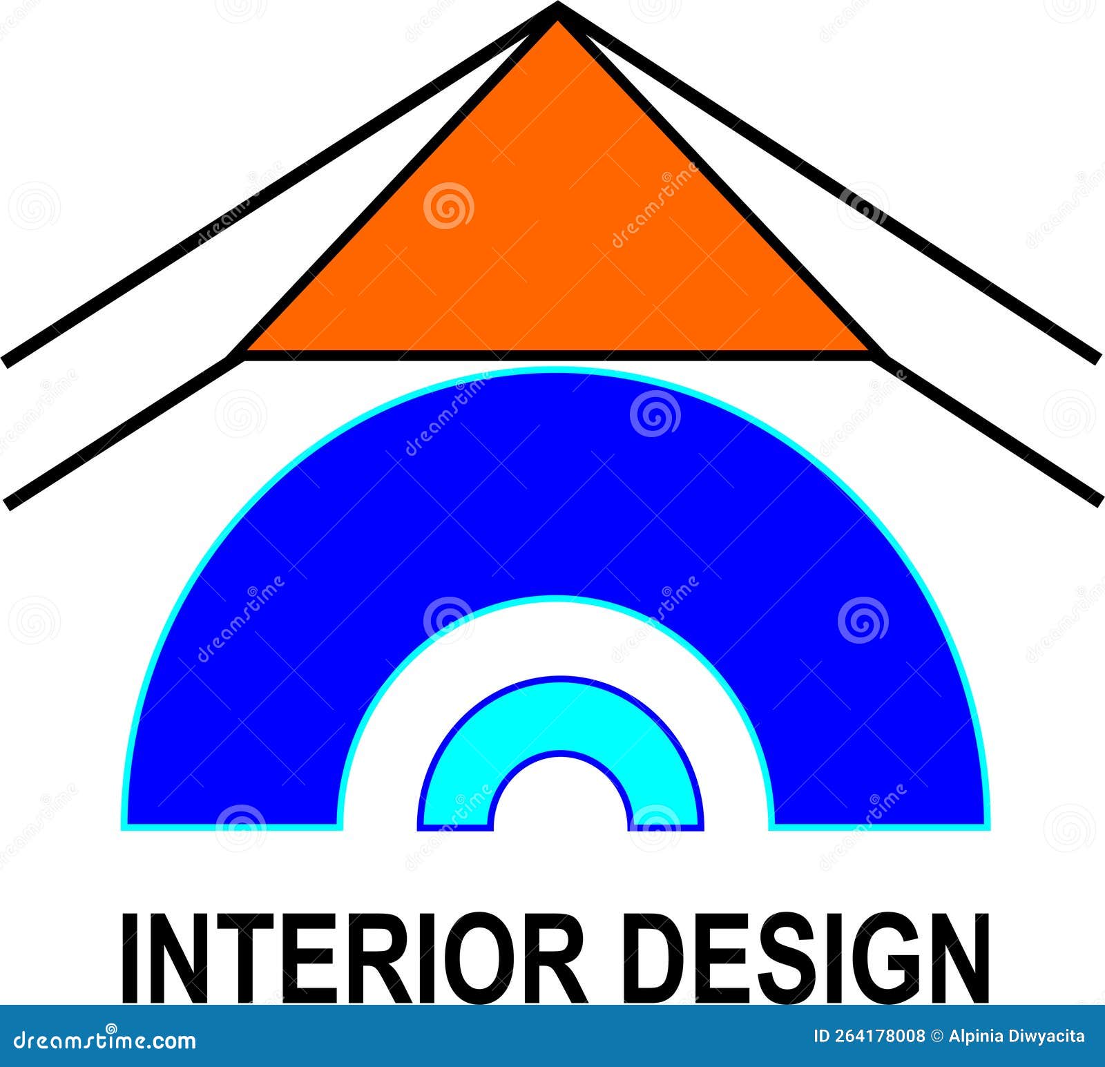 Illustration Vector Graphic of Interior Design or Home Designer Icon ...