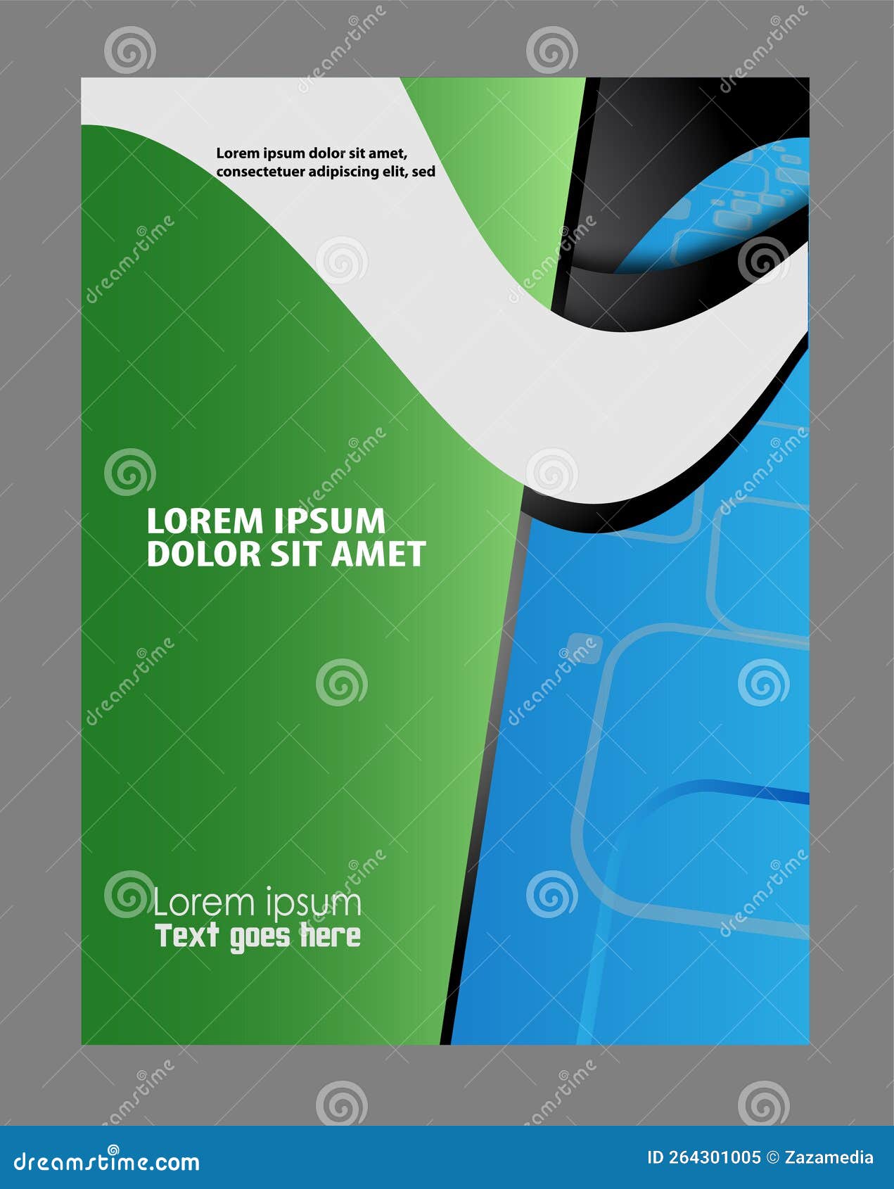 Design for business flyer stock vector. Illustration of icon - 264301005