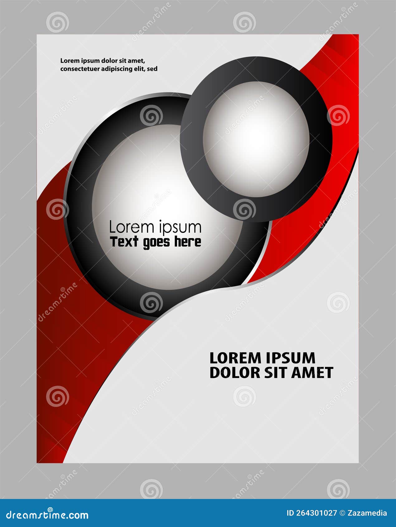 Stylish Presentation of Business Poster, Flyer Layout Template Stock ...