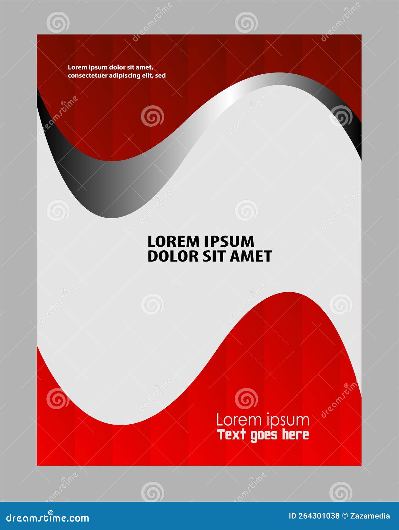 Stylish Presentation of Business Poster, Flyer Layout Template Stock ...