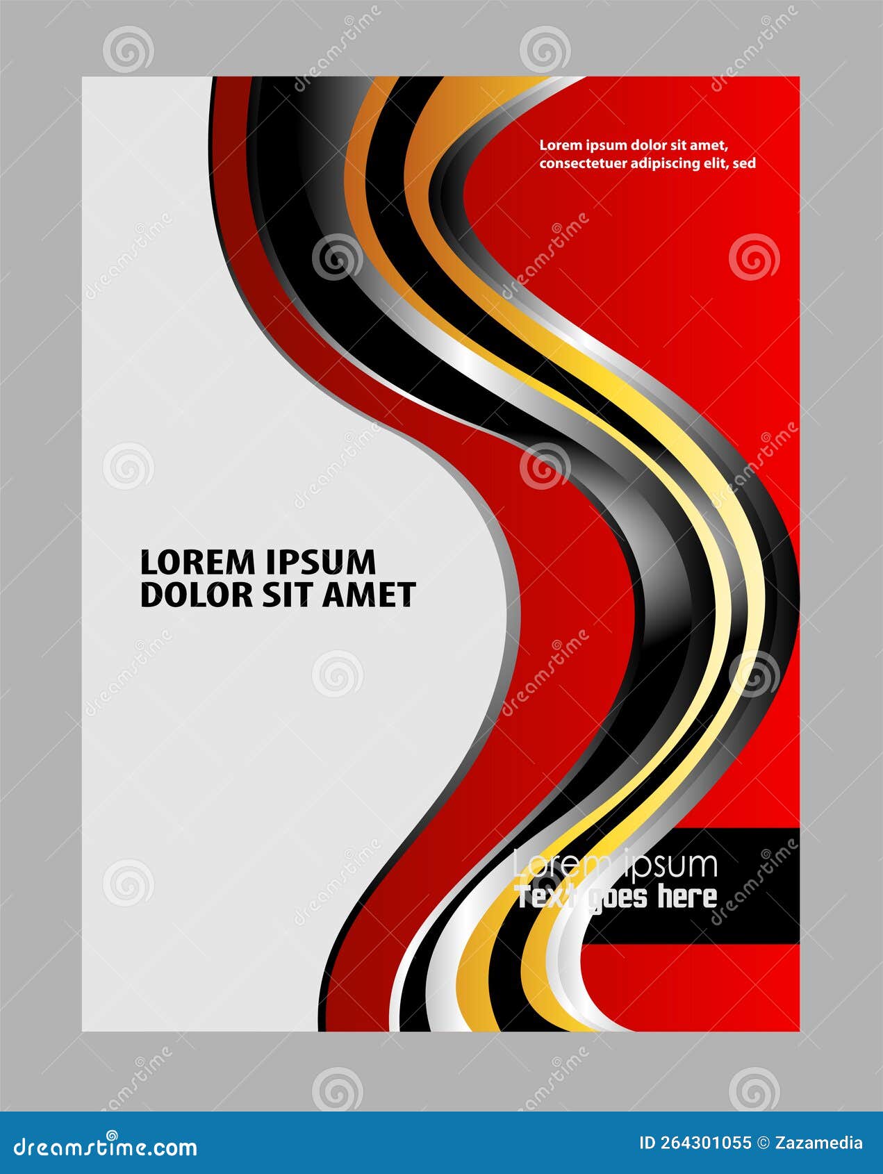 Modern Flyer Design Background Stock Vector - Illustration of digital ...