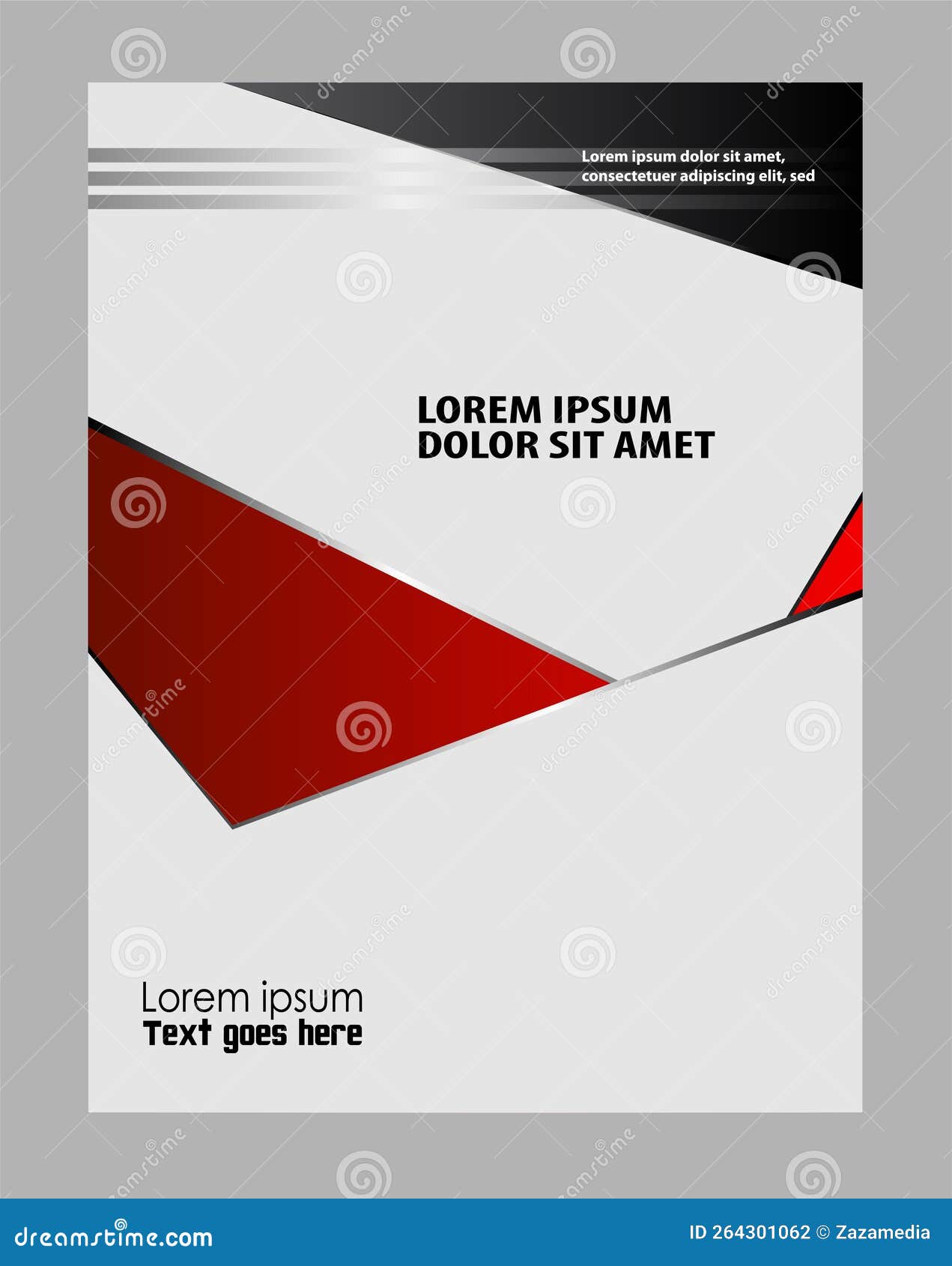 Modern Flyer Design Background Stock Vector - Illustration of layout ...