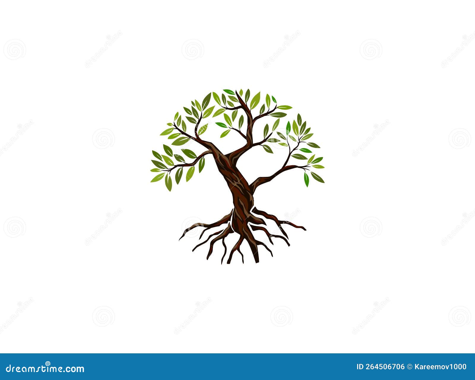 Olive Tree Logo with Circular Shaped Stock Vector - Illustration of ...