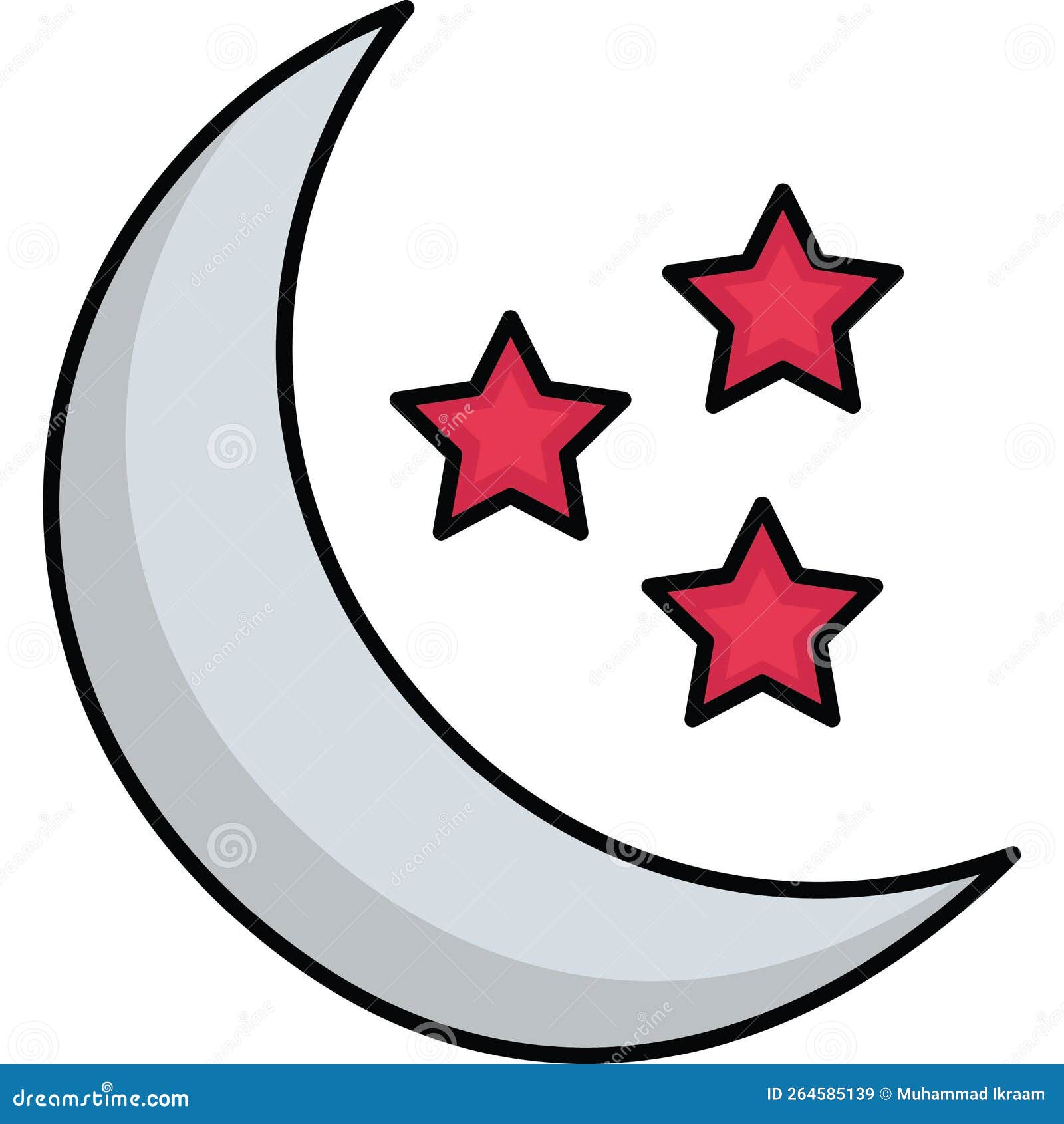 Christmas Night Which Can Easily Modify or Edit Stock Vector ...