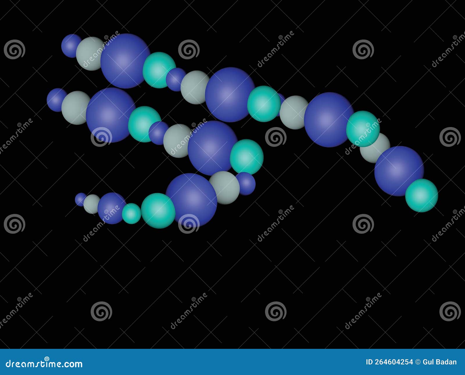 Atoms Molecules Magnification Microscope Atom Particles Hydrogen Bonds ...