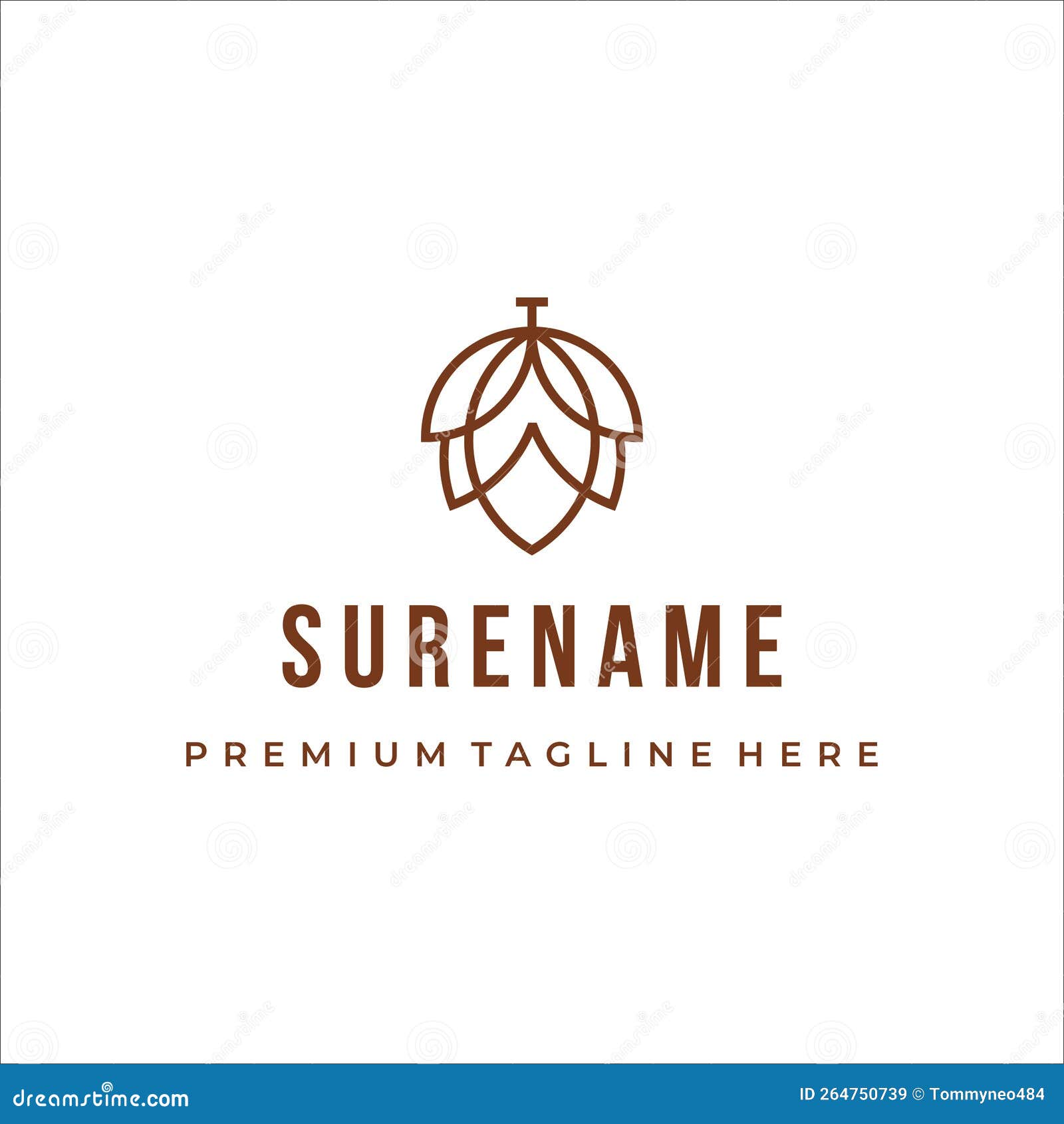 Abstract Pine Fruit Tree Winter Logo Design Vector Illustration Stock ...