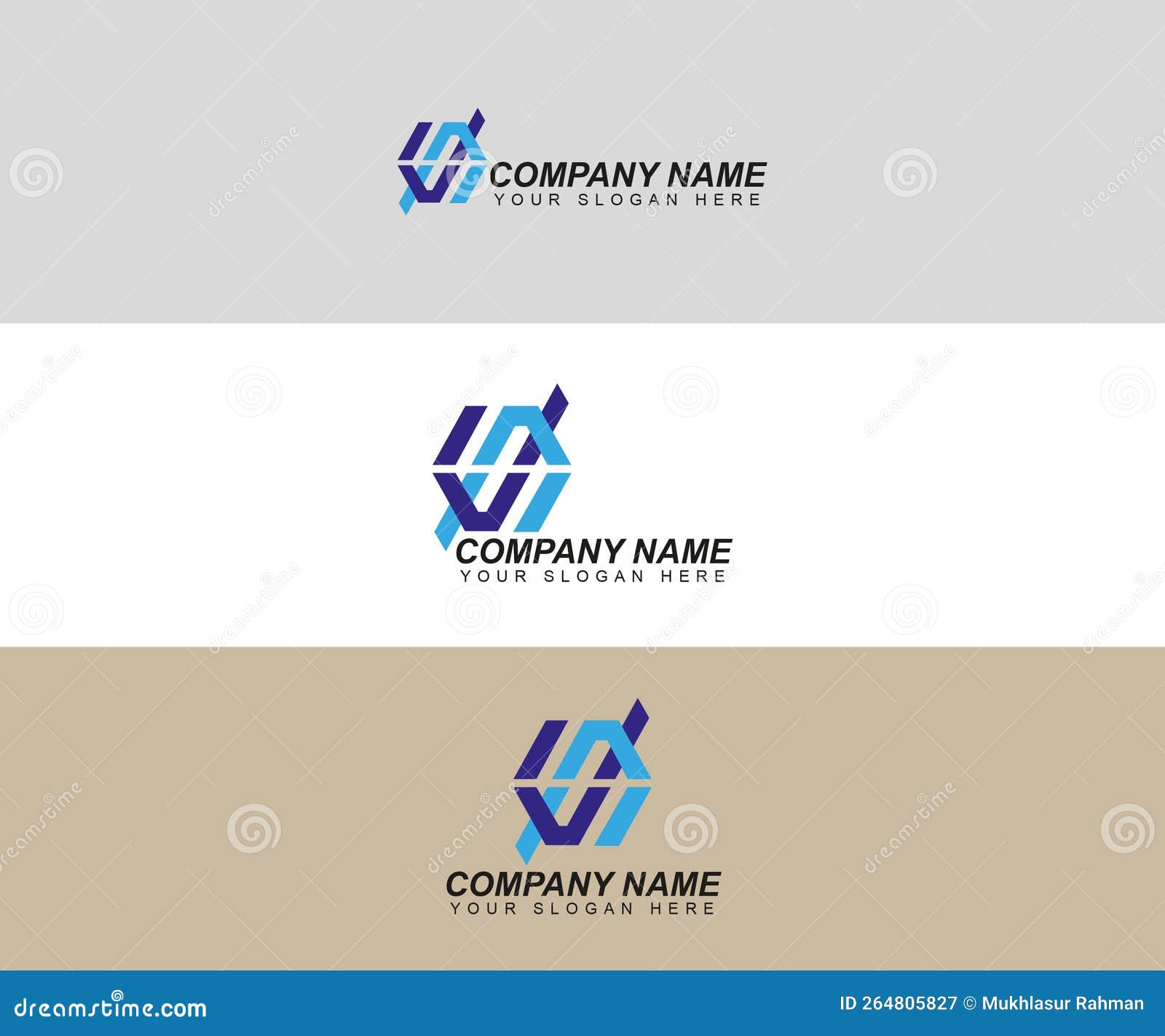 Abstract Letter Logo Design for Business, Colorful Abstract Letter Logo ...