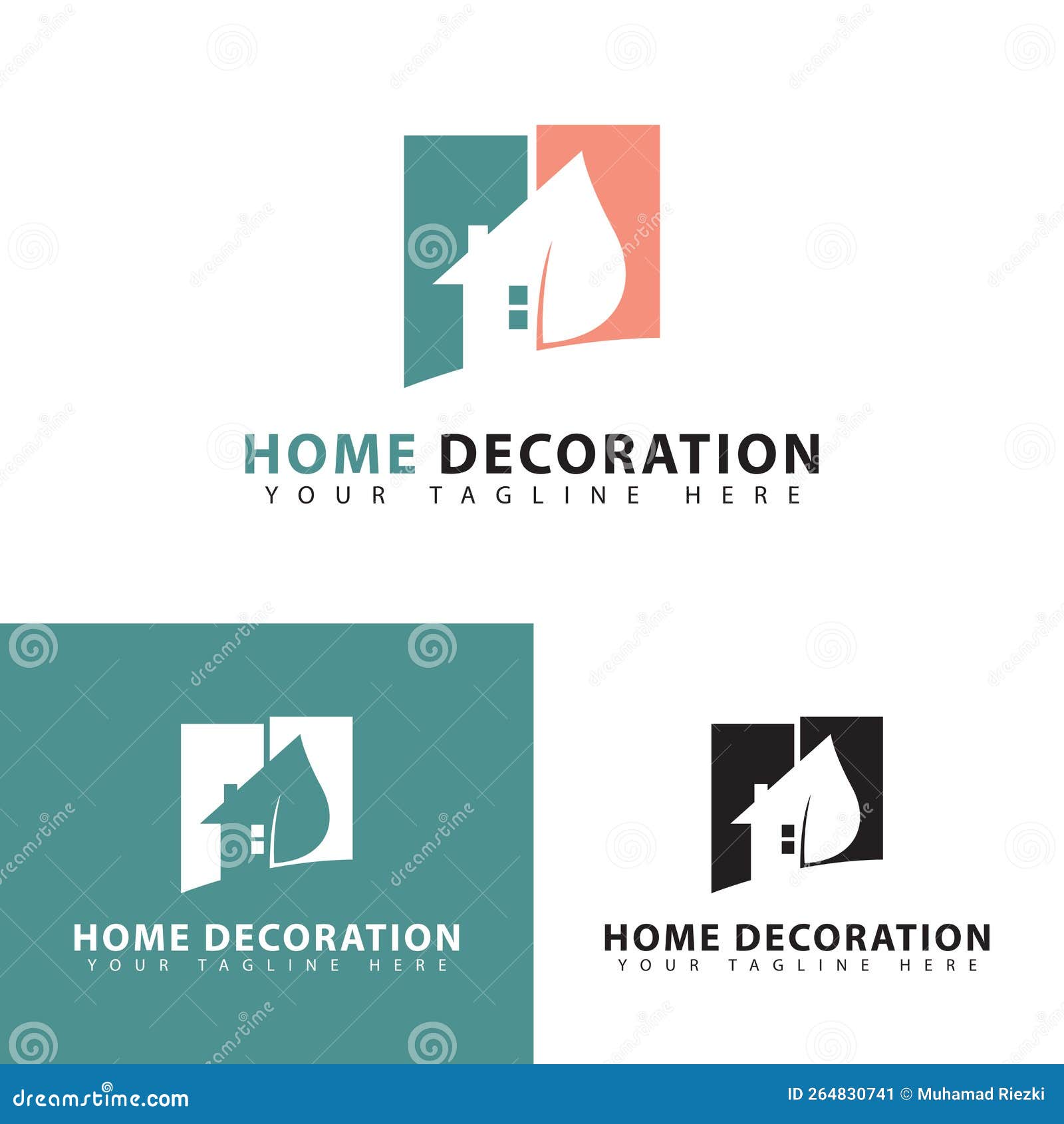Home Logo Creative Design and Home Decor. Simple Concept for Interior ...
