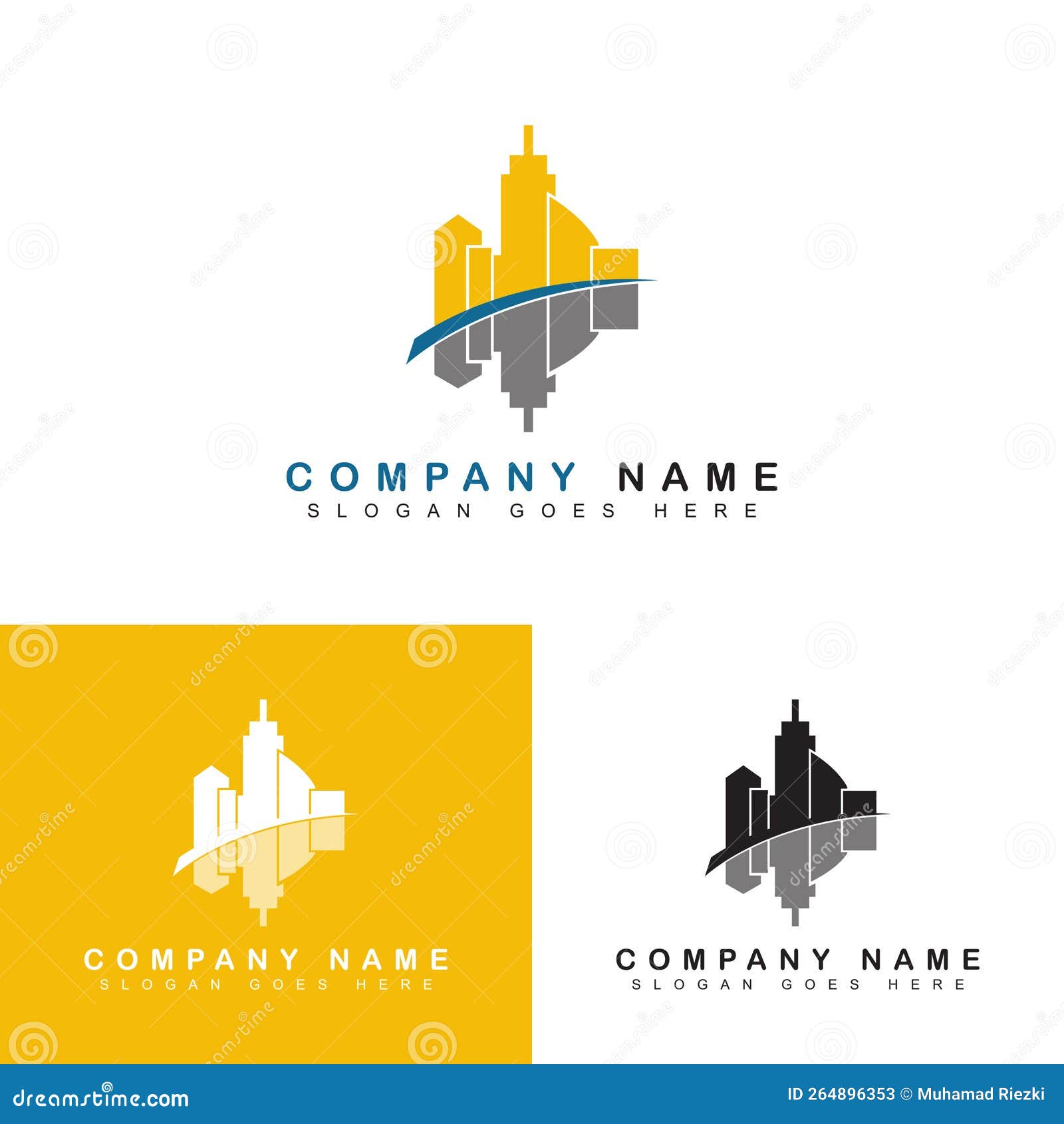 Building Logo Templates. Building Icon Vector with Shadow. Eps2 Stock ...