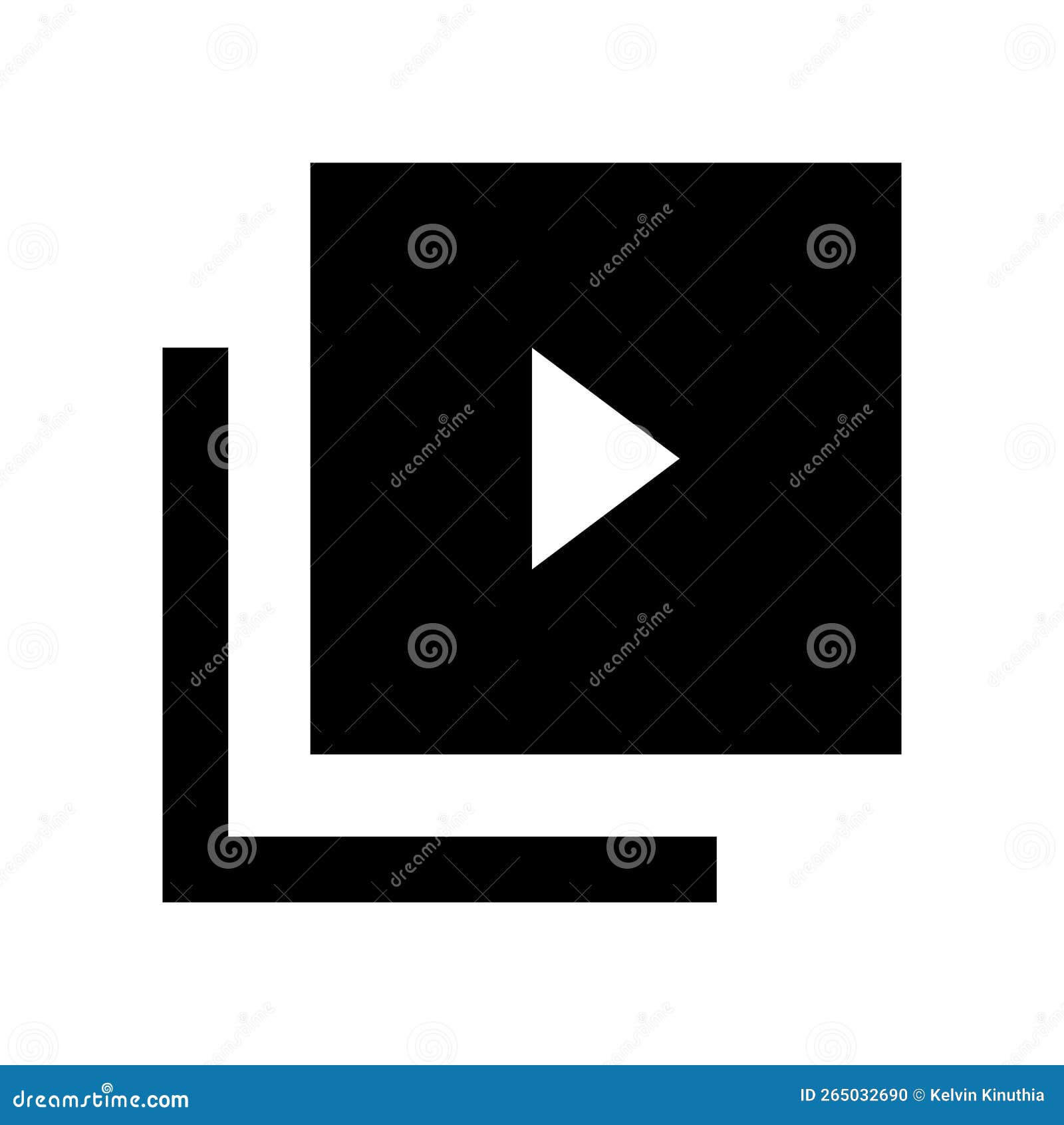 Video Library Icon for Web User Interface Design Stock Vector ...