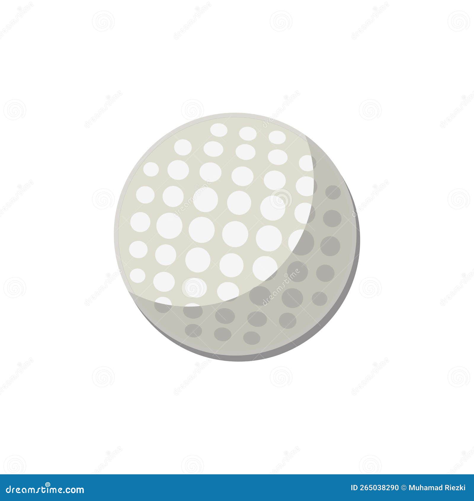 Golf Ball Sign Vector Illustration. Golf Ball Icon for Sport. Eps2 ...