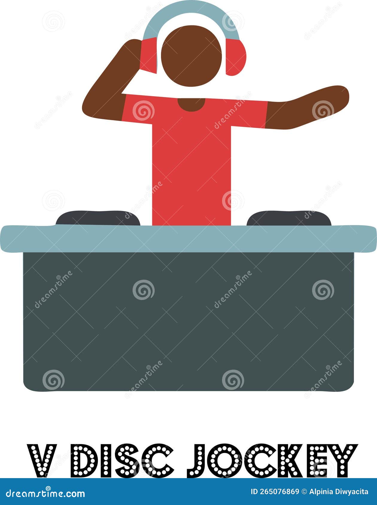 Illustration Vector Graphic of Simple Dj or Music Icon Stock Vector ...