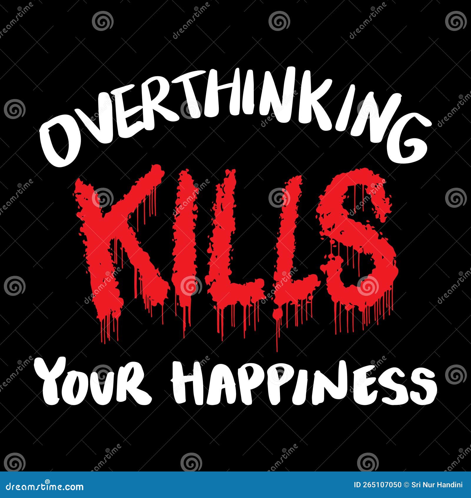 Overthinking Hand Drawn Illustration With Cute Marshmallow For Psychology Psychotherapy Help ...