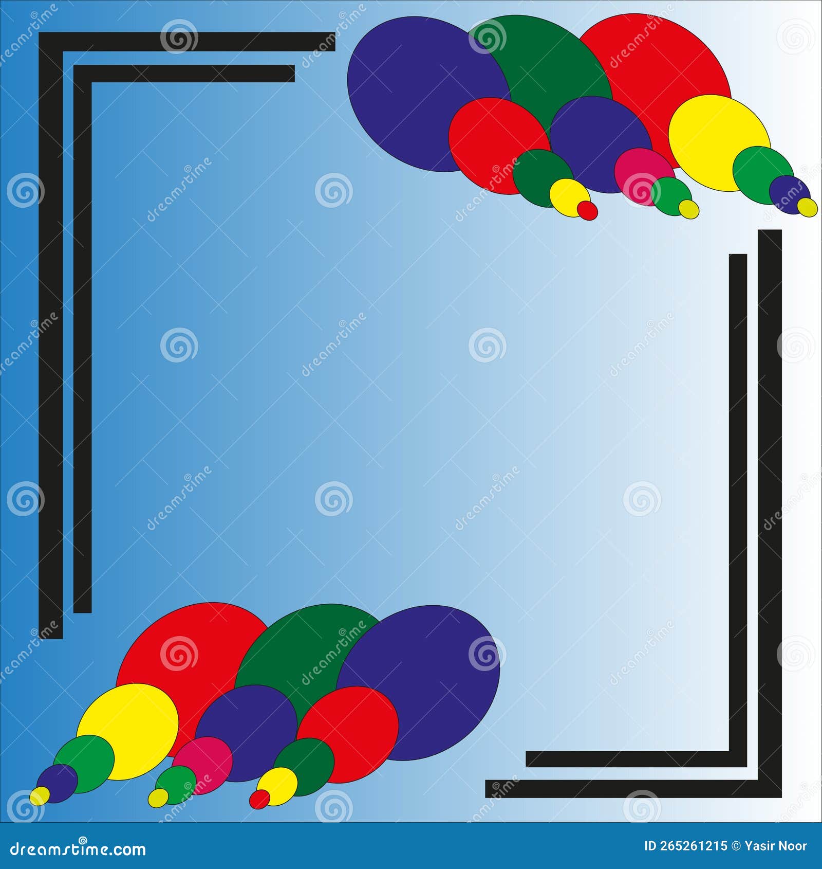 Print - Colorful Shapes for Greeting Card - Celebration Stock ...