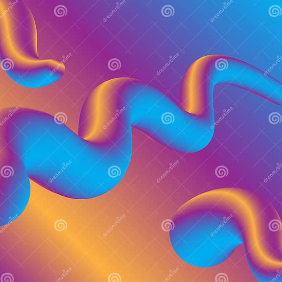 Abstract Gradient Color Shape Graphic Illustration Background Stock ...