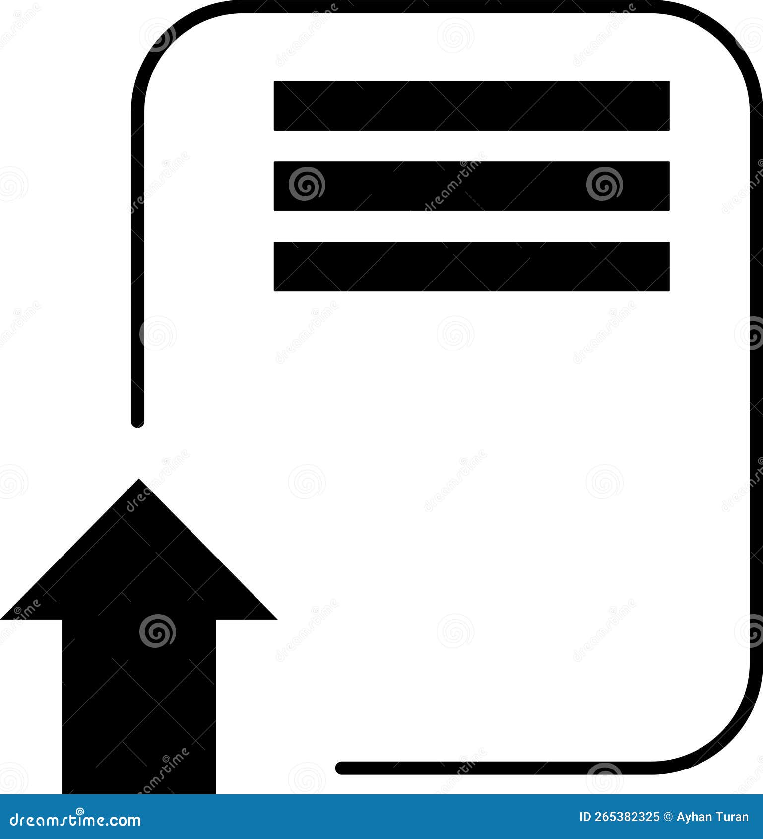 Submit vector icon free . stock vector. Illustration of order - 265382325