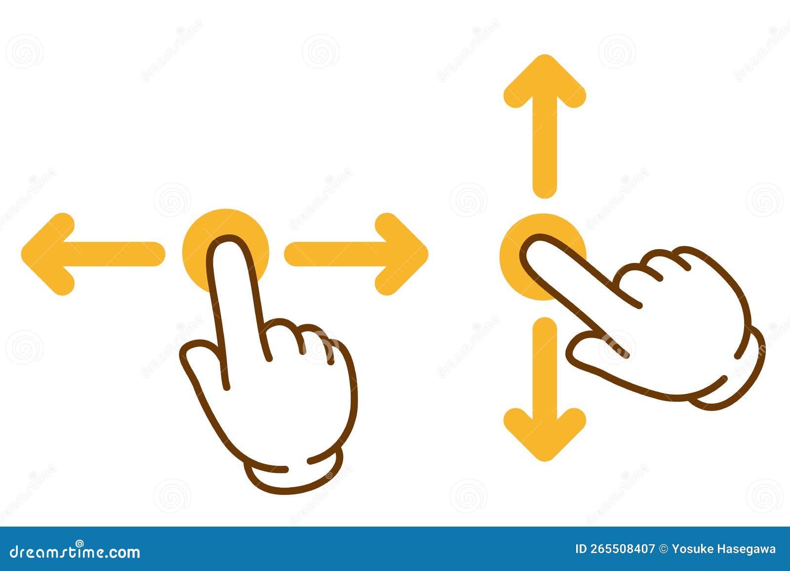 Swipe Finger Icon, Vector Illustration Stock Vector - Illustration of ...