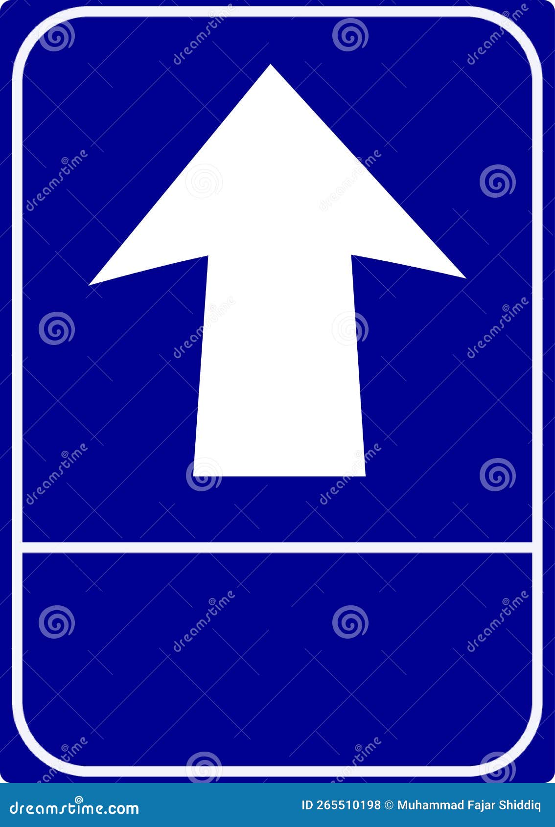 Follow a Straight Direction Stock Illustration - Illustration of road ...