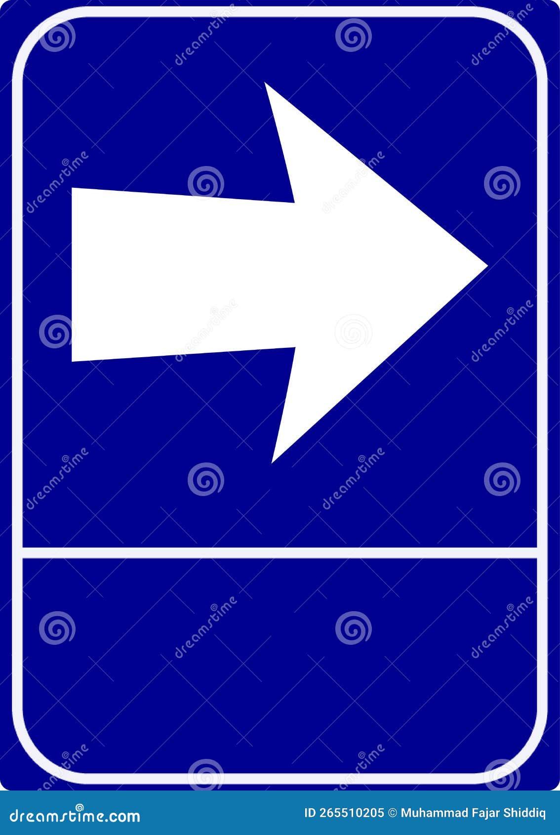 Turn Right Traffic Road Sign Stock Image - Image of turn, left: 265510205