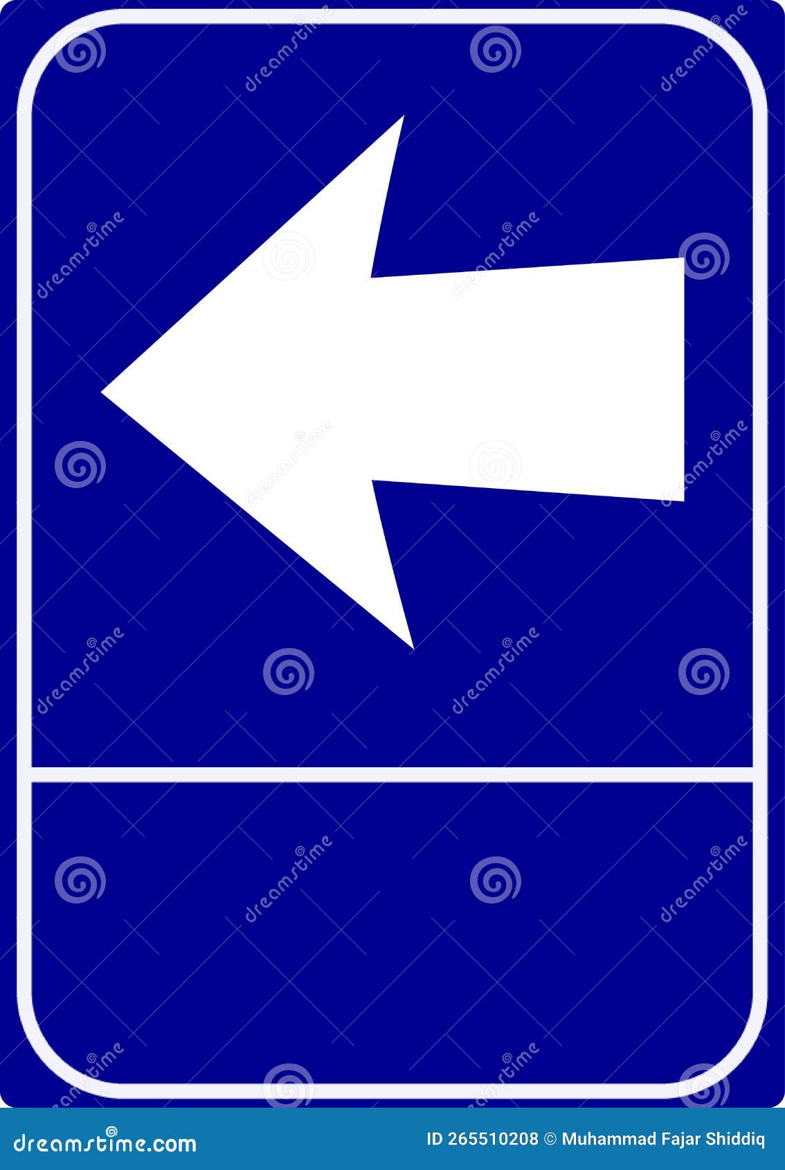Turn Left Traffic Road Sign Stock Photo - Image of right, guide: 265510208
