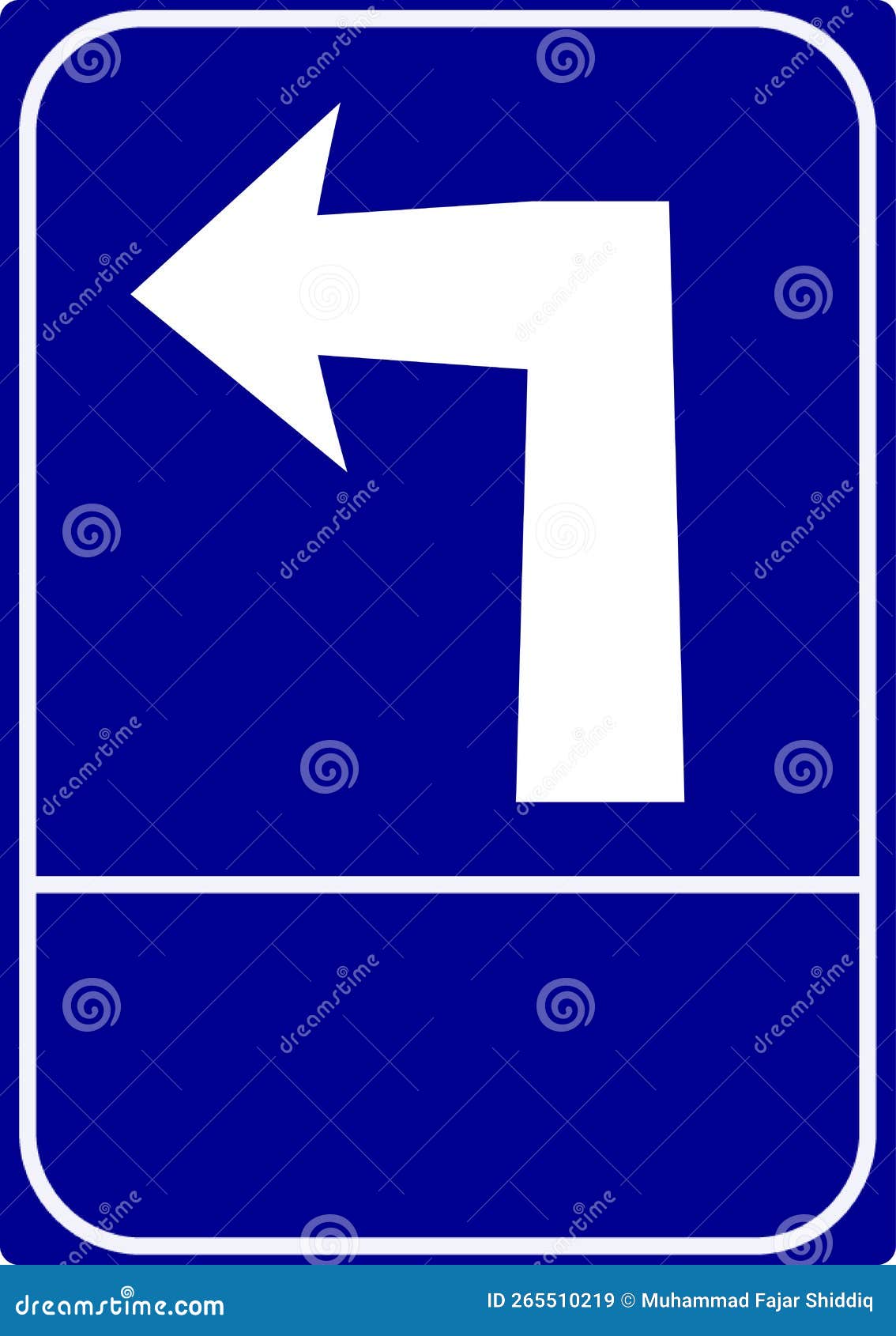 Turn Left Traffic Road Sign Stock Image - Image of right, forward ...