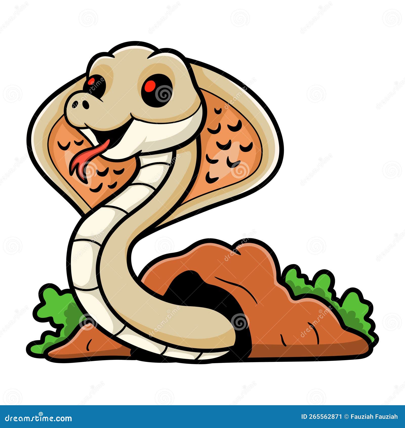 Baby Albino Monocled Cobra