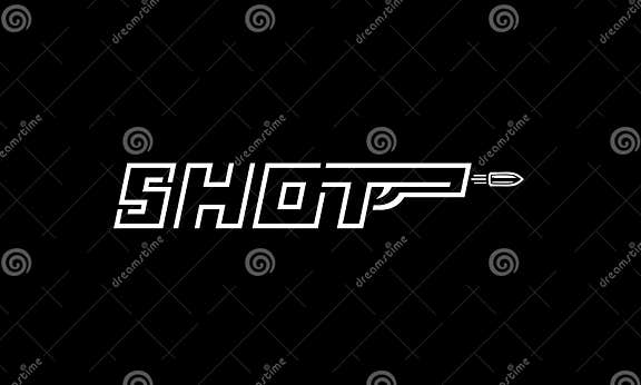 Letter Shot Logo Design Template Stock Vector - Illustration of fashion ...