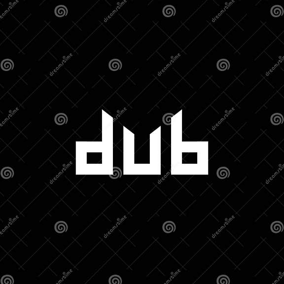 Letter DUB Logo Design Template Stock Vector - Illustration of font ...