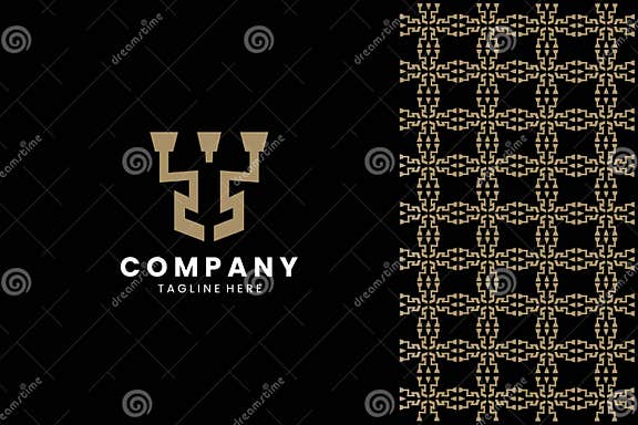 Abstract Logo Design Pattren Logo Template Stock Vector - Illustration ...