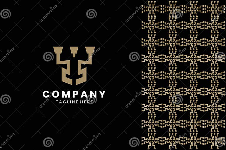 Abstract Logo Design Pattren Logo Template Stock Vector - Illustration ...