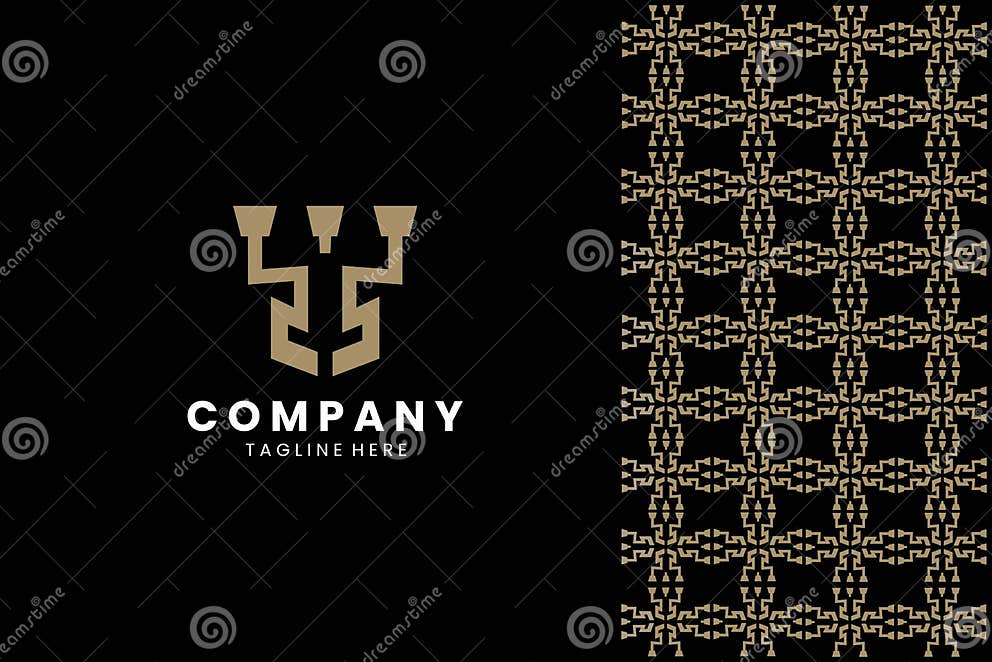 Abstract Logo Design Pattren Logo Template Stock Vector - Illustration ...