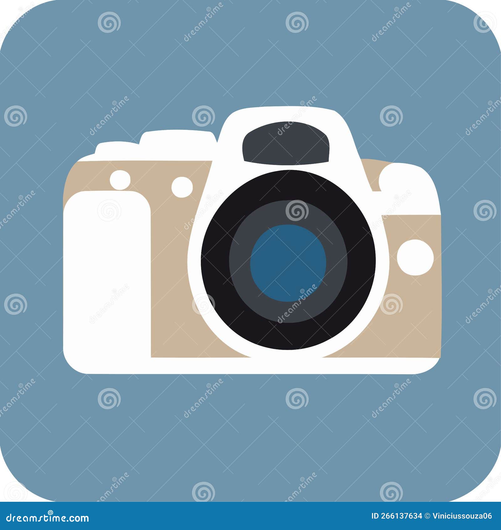 Minimalistic and Iconic Camera Icon Stock Vector - Illustration of ...
