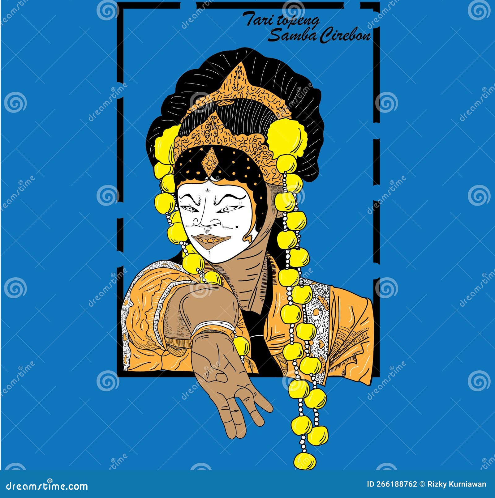 Tari Topeng One of the Best Tradisional Dance of Cirebon Indonesia ...